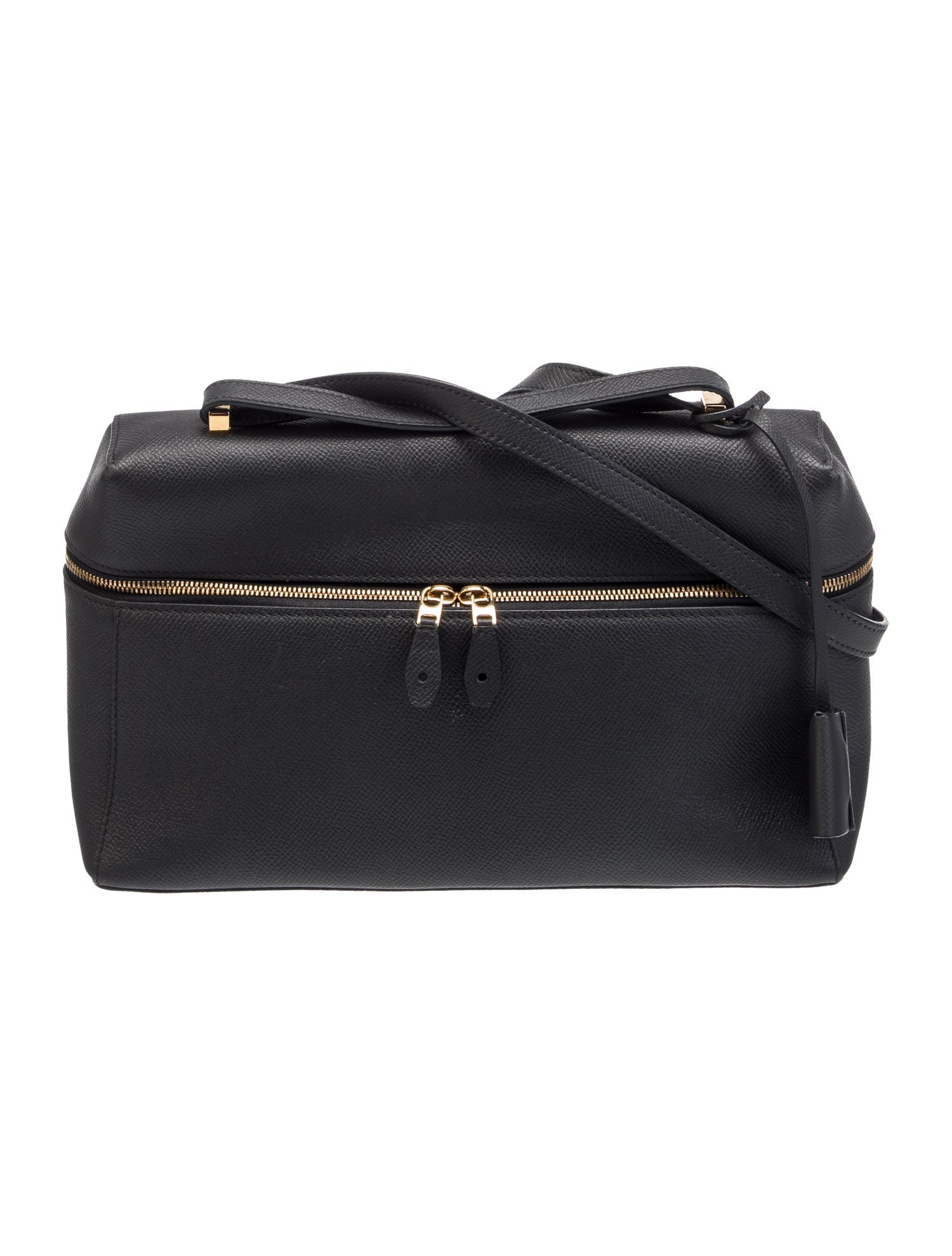 Loro Piana Leather Extra Pocket - Black Shoulder Bags, Handbags ...