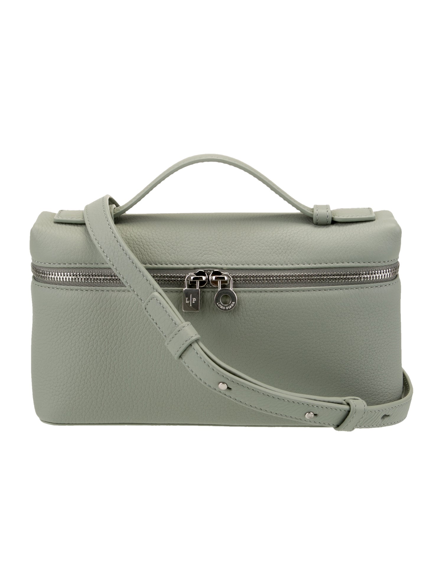Loro Piana Leather L19 Extra Pocket Pouch - Green Crossbody Bags ...