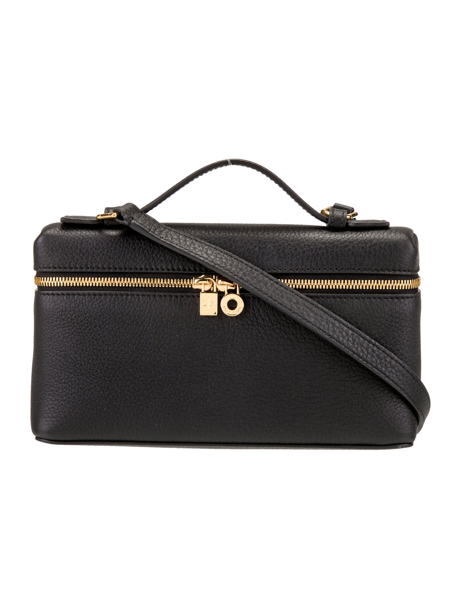 Loro Piana Calfskin Extra Pocket L - Black Crossbody Bags, Handbags ...