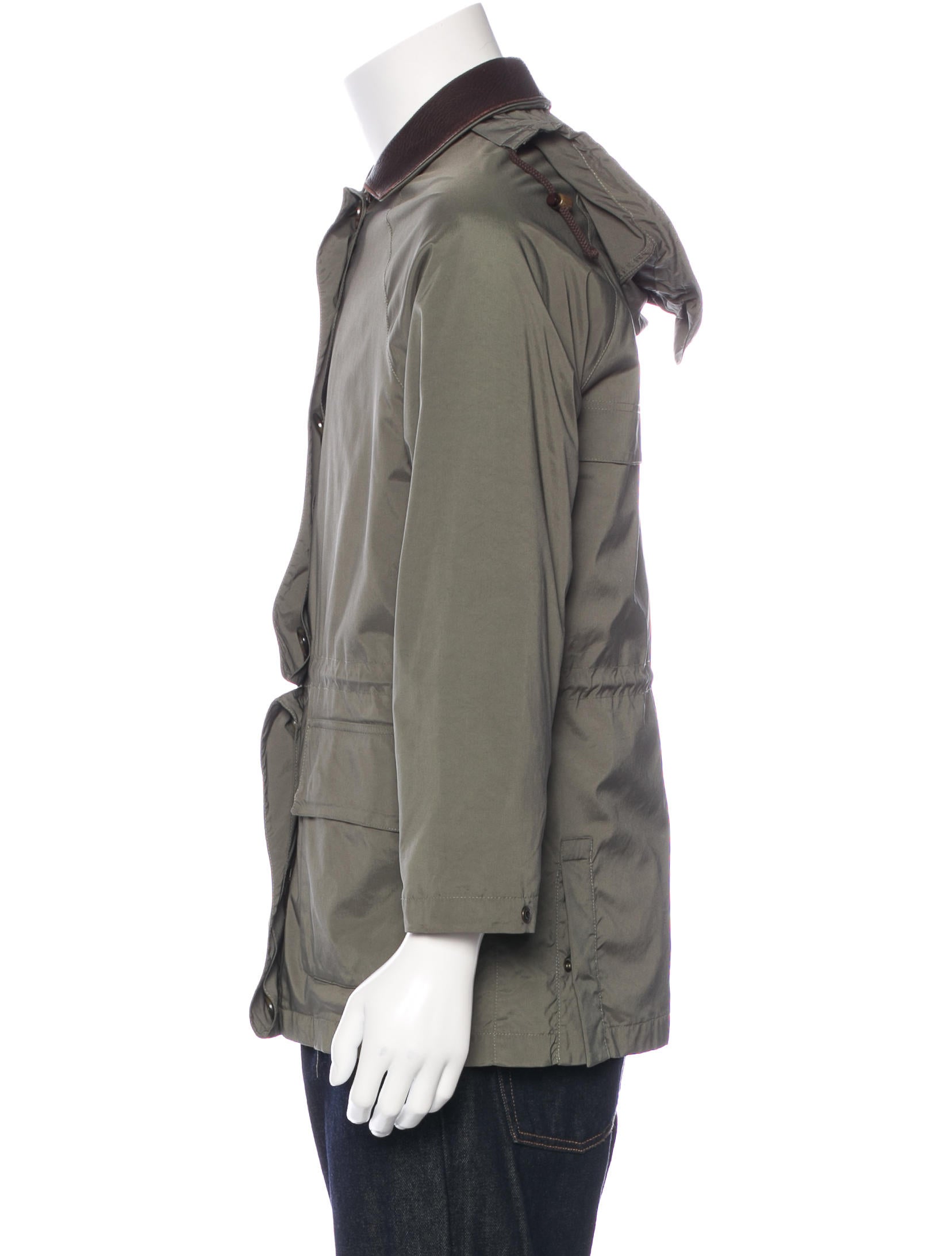 Loro Piana Leather-Trimmed 1992 Olympic Horsey Jacket - Green Outerwear ...