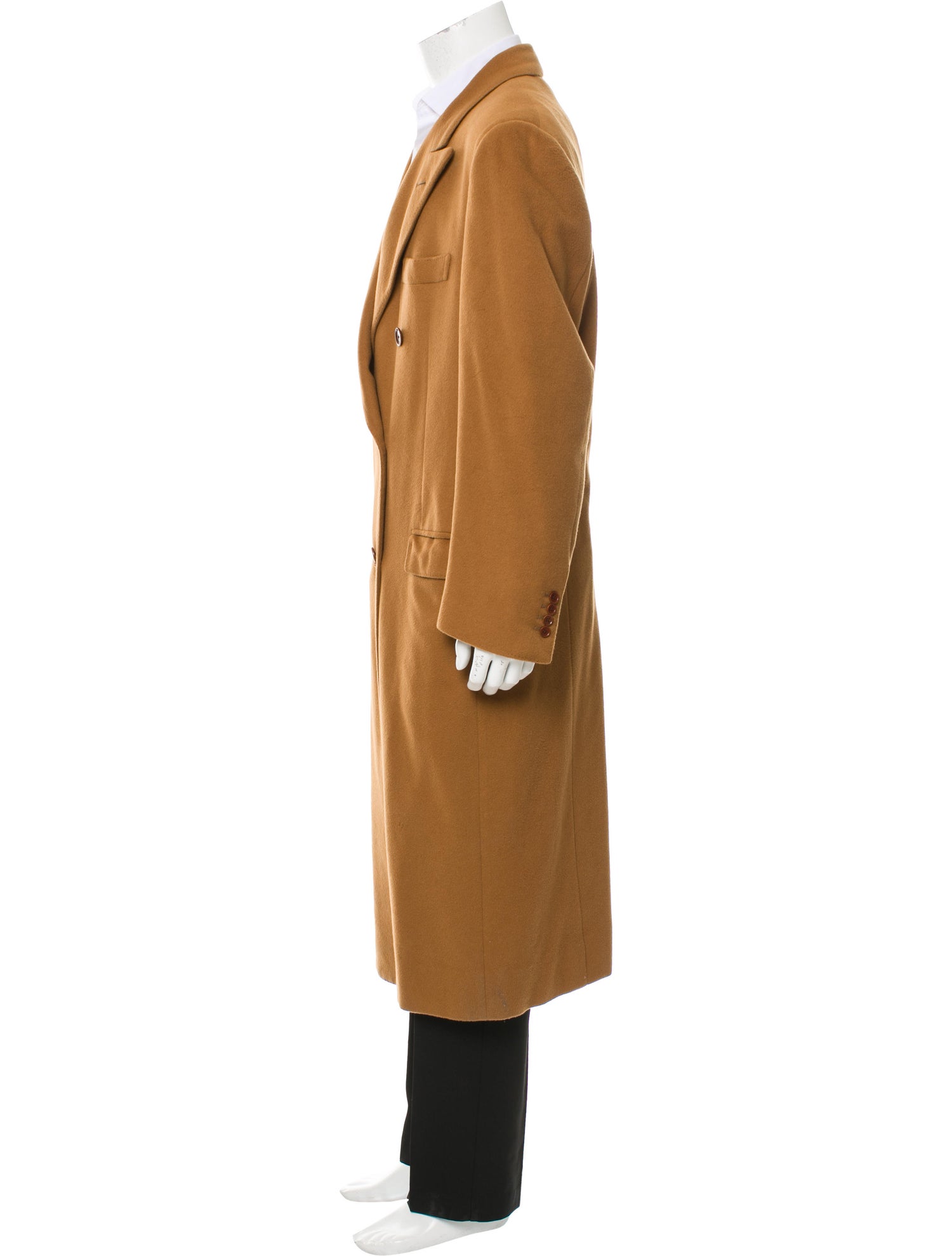 Loro Piana Double-Breasted Vicuna Overcoat - Clothing - LOR41148 | The ...