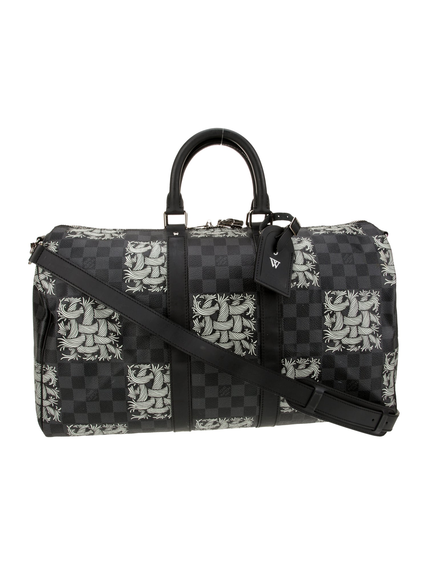 Louis Vuitton Damier Graphite Weekender Bag 45 - Black Weekenders, Bags ...