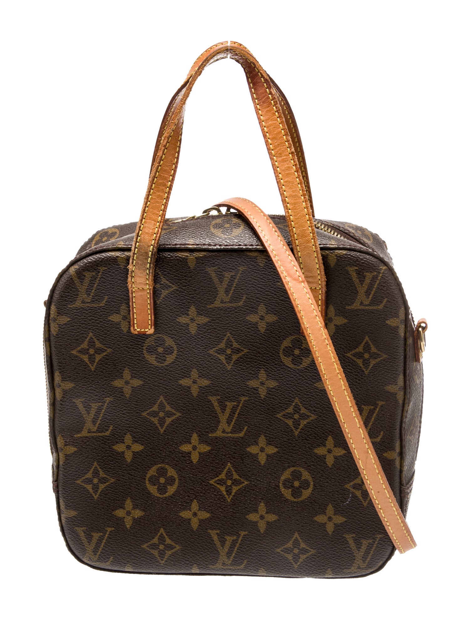 Louis Vuitton LV Monogram Spontini Vintage - Brown Handle Bags ...