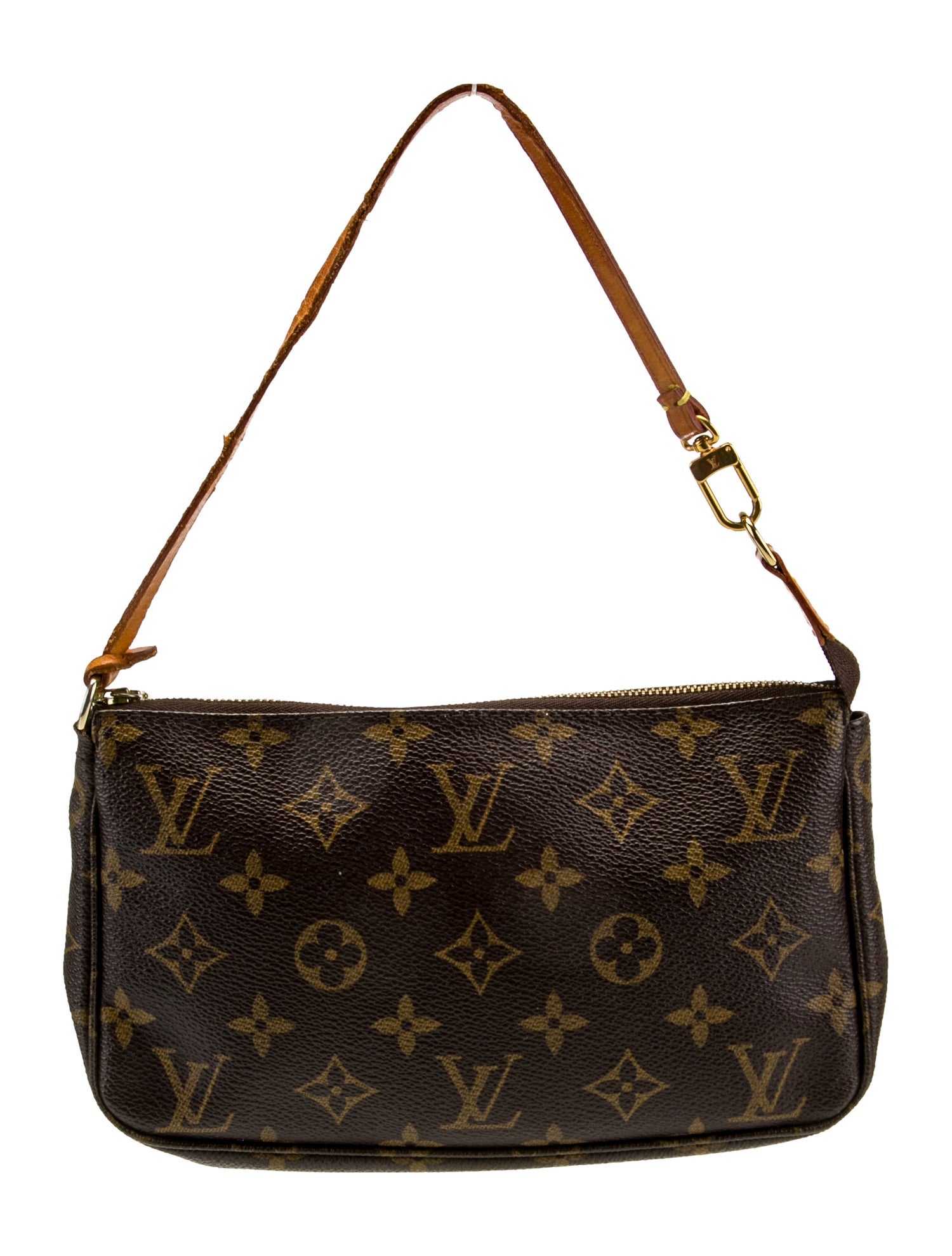 Louis Vuitton LV Monogram Pochette Accessoires - Brown Shoulder Bags ...