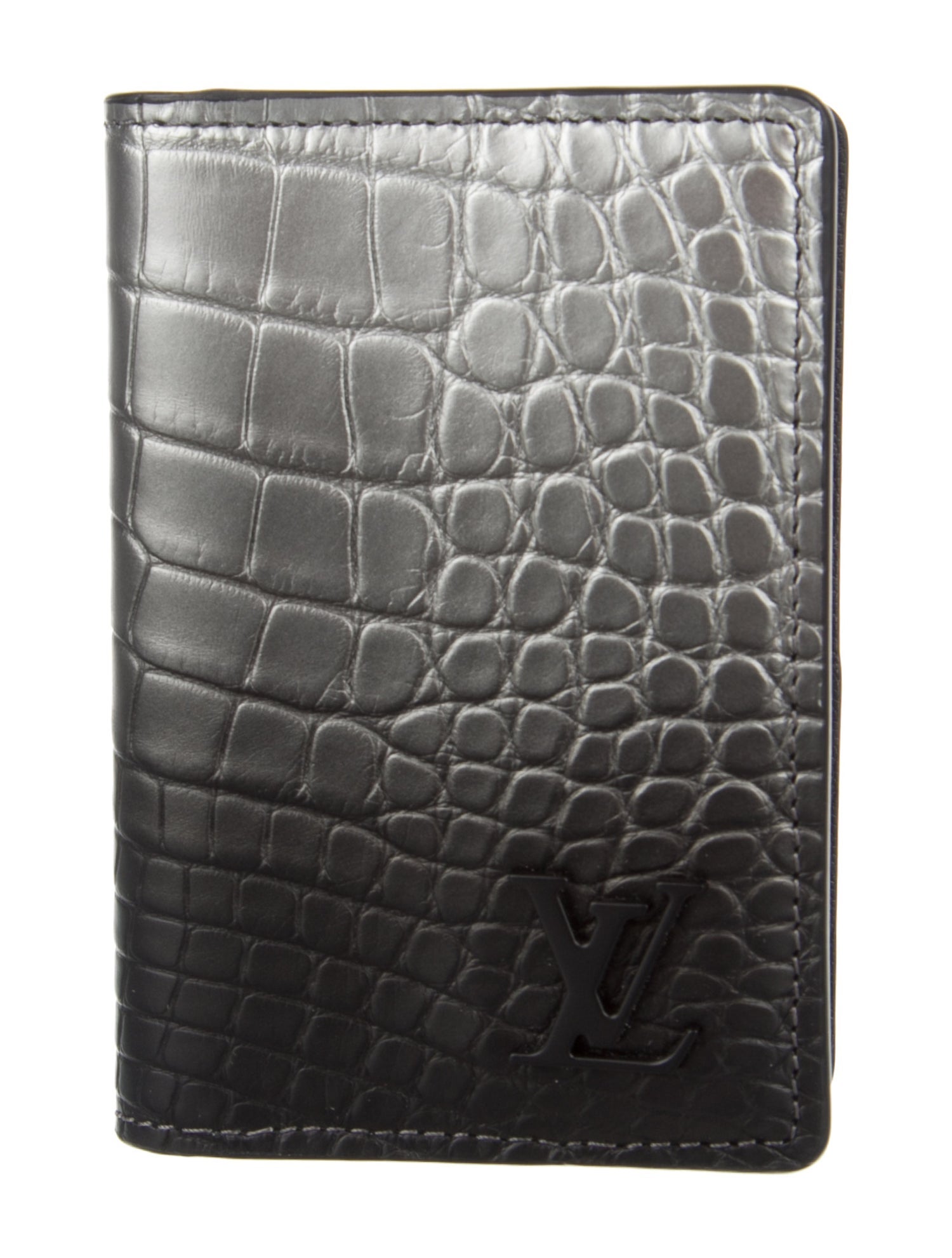 Louis Vuitton Alligator Wallet w/ Tags - Grey Wallets, Accessories ...