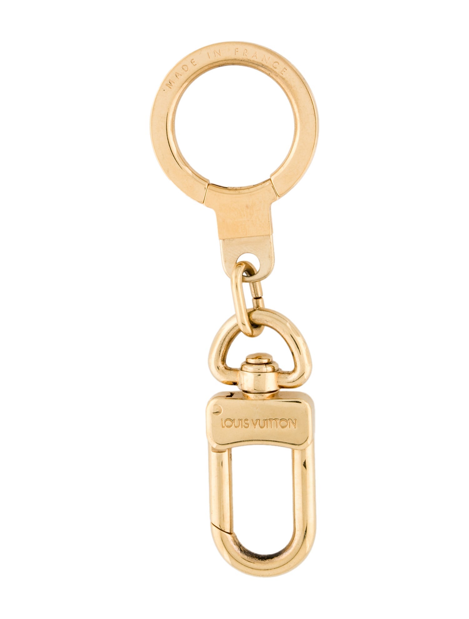 Louis Vuitton Vintage Key Ring and Clasp - Gold Keychains, Accessories ...
