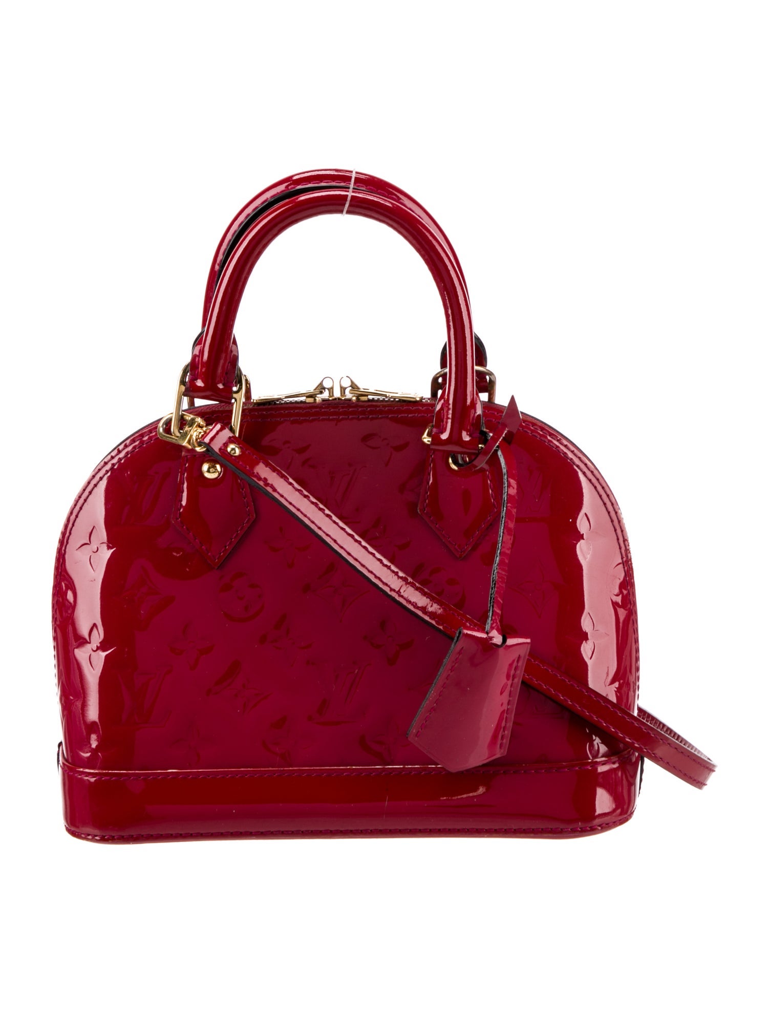 Louis Vuitton LV Monogram Alma BB - Red Handle Bags, Handbags ...