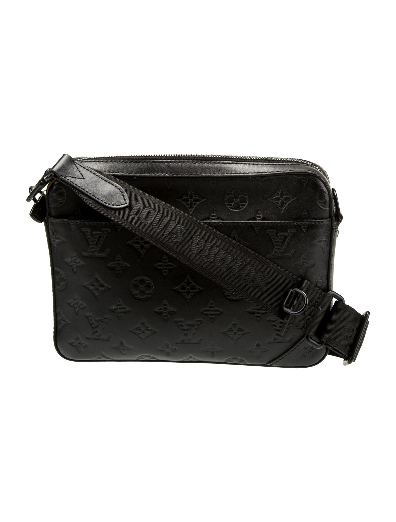 Louis Vuitton LV Monogram Messenger Bag - Black Other, Bags ...