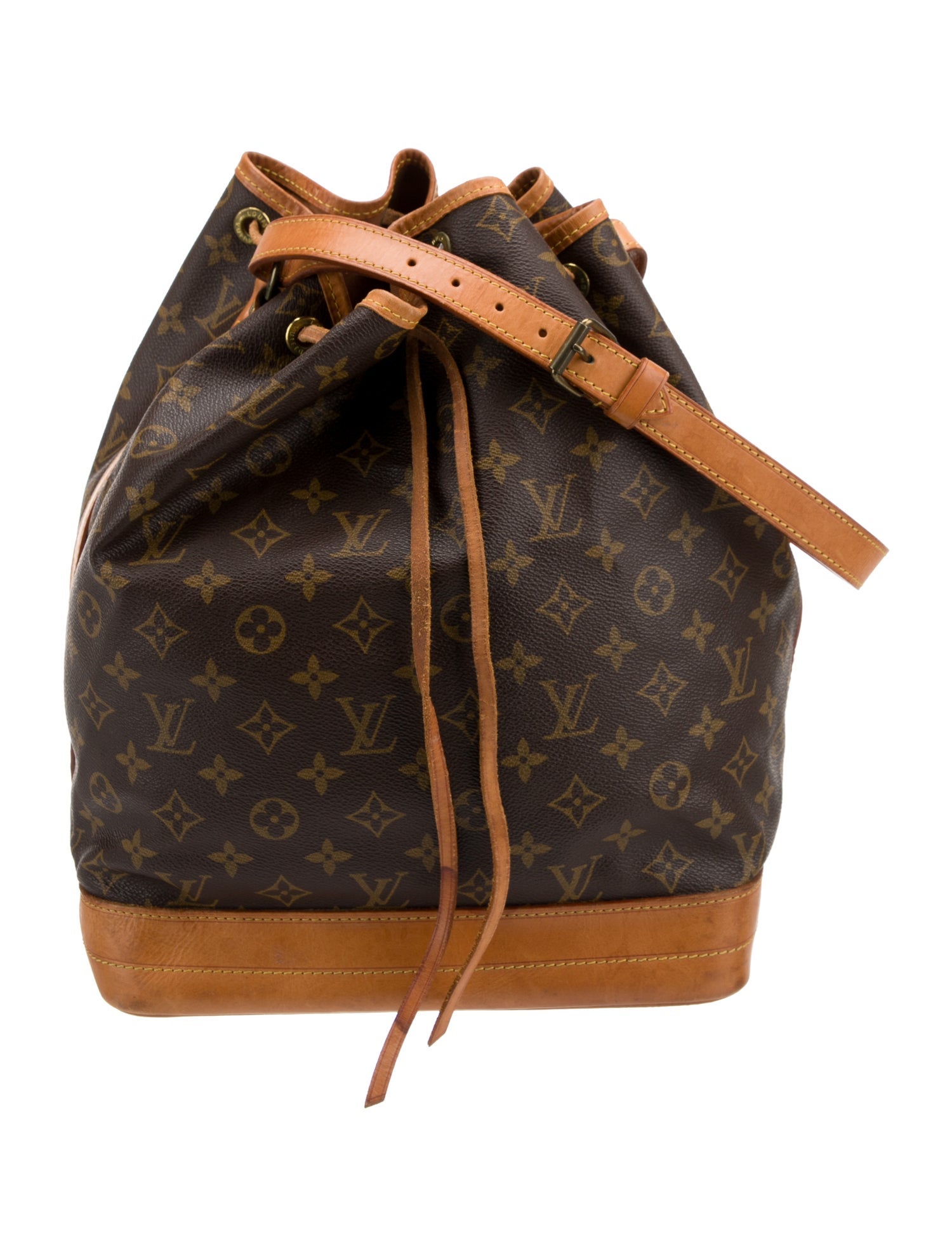 Louis Vuitton Coated Canvas Noé Vintage - Brown Bucket Bags, Handbags ...