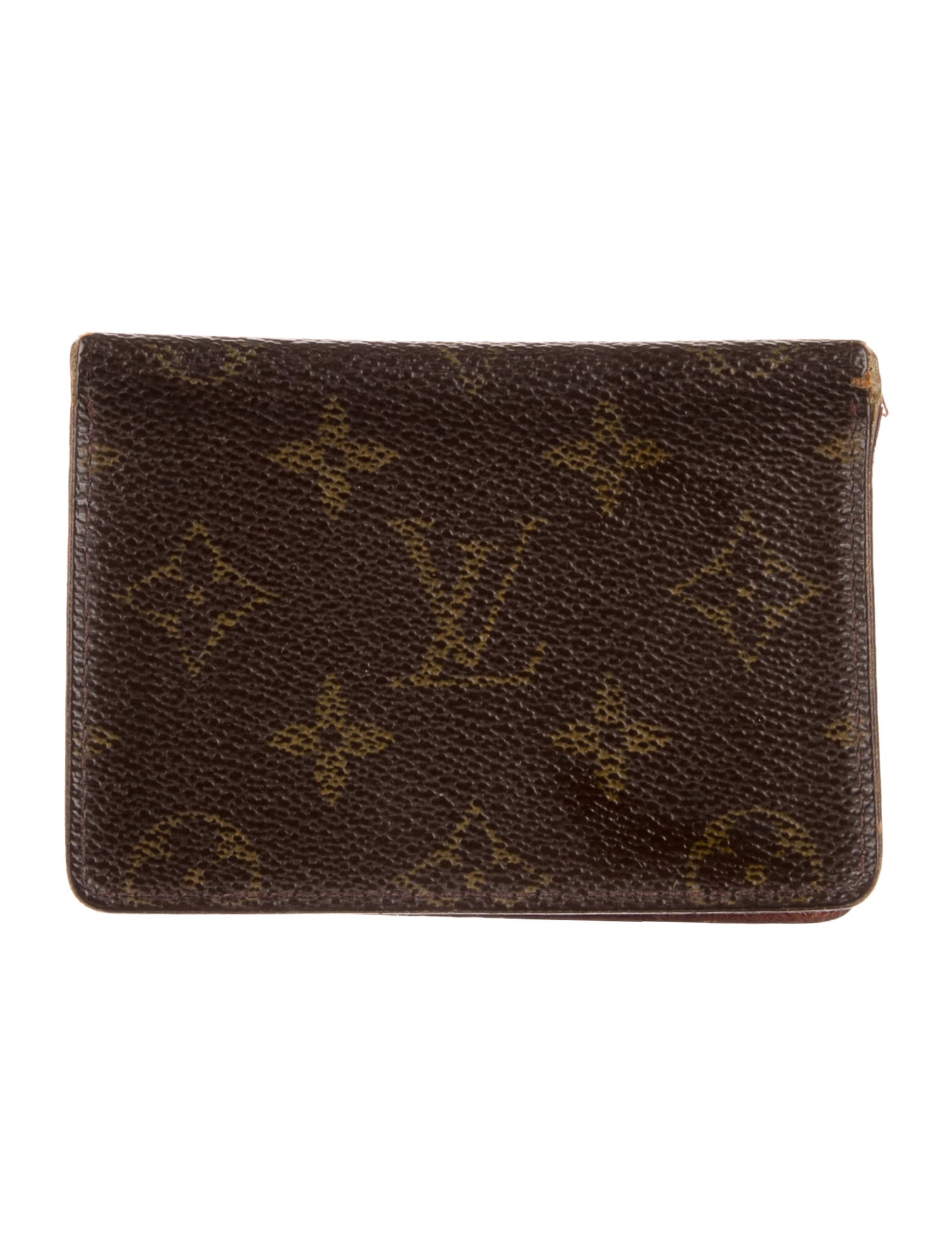 Louis Vuitton 2000 LV Monogram Card Case - Brown Wallets, Accessories ...