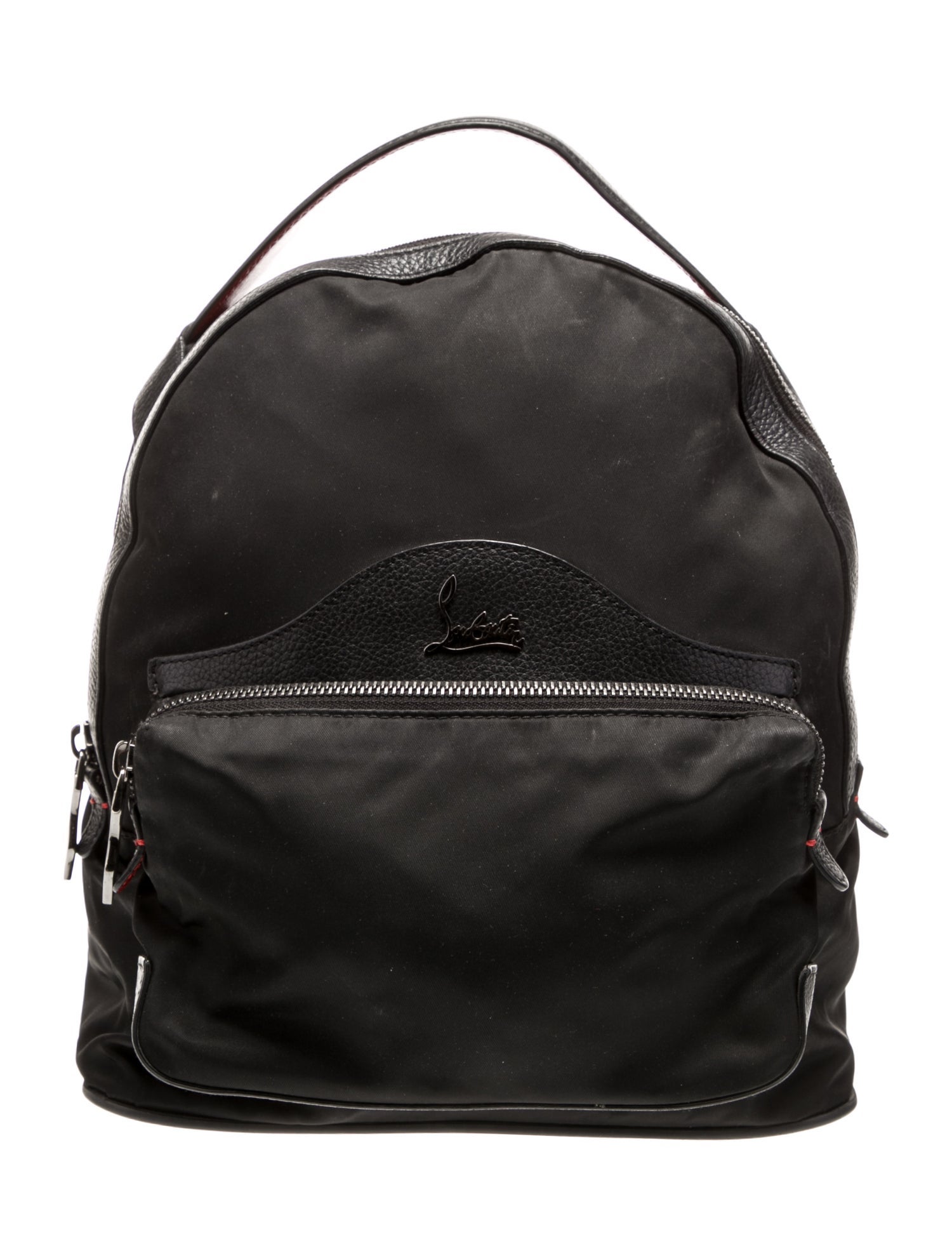 Christian Louboutin Nylon Backpack - Black Backpacks, Handbags ...
