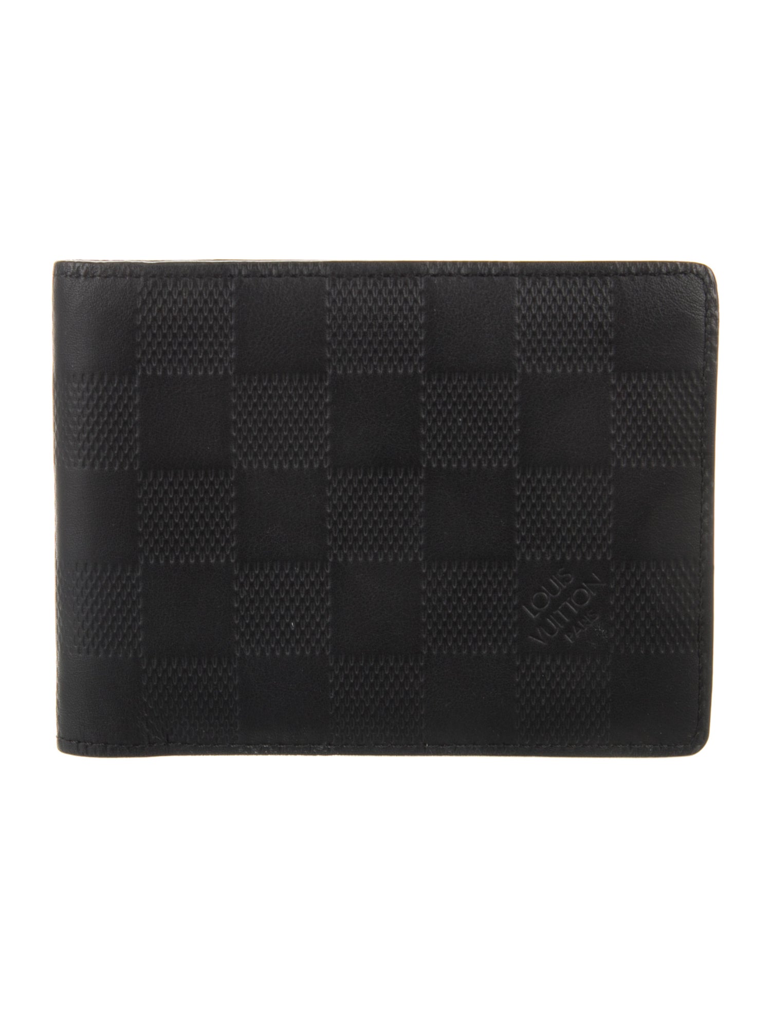 Louis Vuitton Damier Infini Leather Bifold Wallet - Black Wallets ...