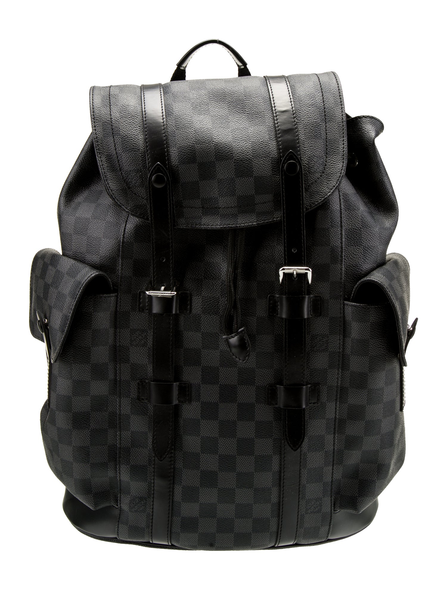 Louis Vuitton Damier Graphite Backpack MM - Black Backpacks, Bags ...