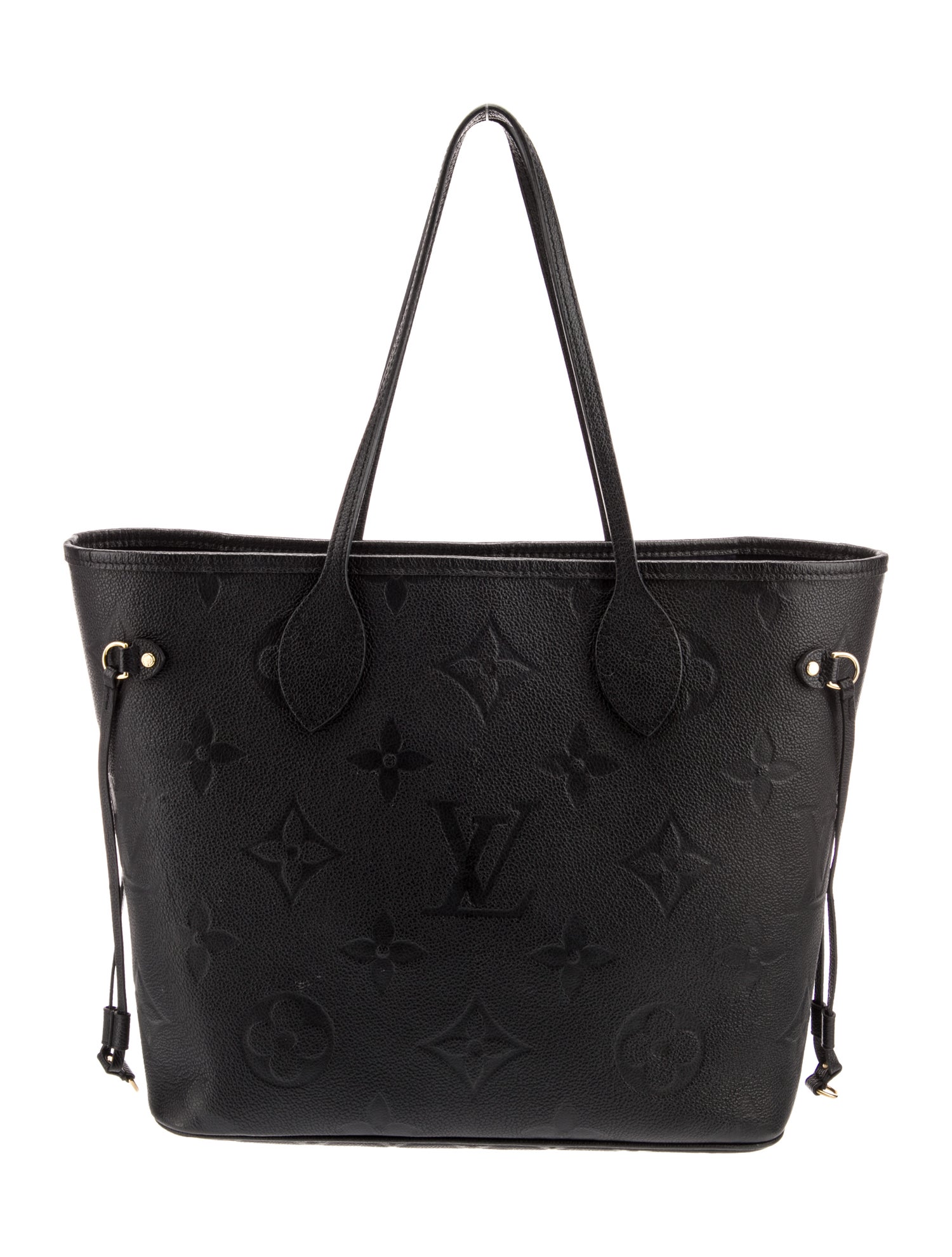 Louis Vuitton Monogram Giant Neverfull w/Pouch MM - Black Totes ...