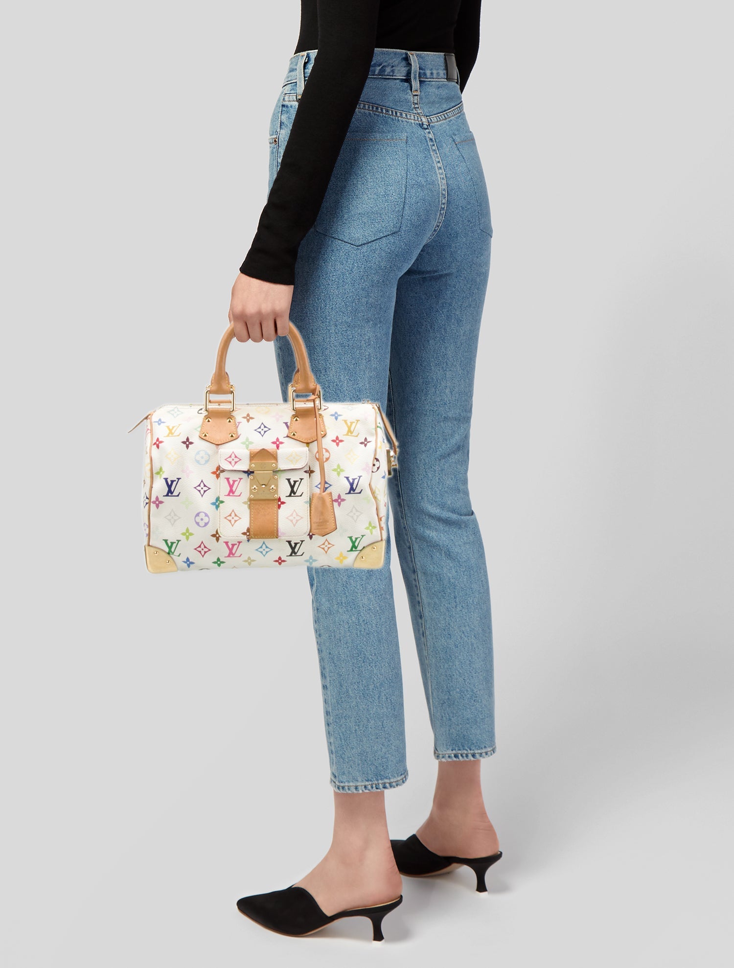 Louis Vuitton X Takashi Murakami Multicolore Monogram Alma PM - White ...