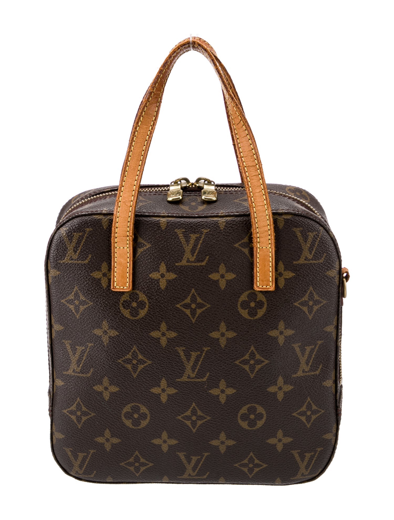 Louis Vuitton LV Monogram Spontini - Brown Handle Bags, Handbags ...