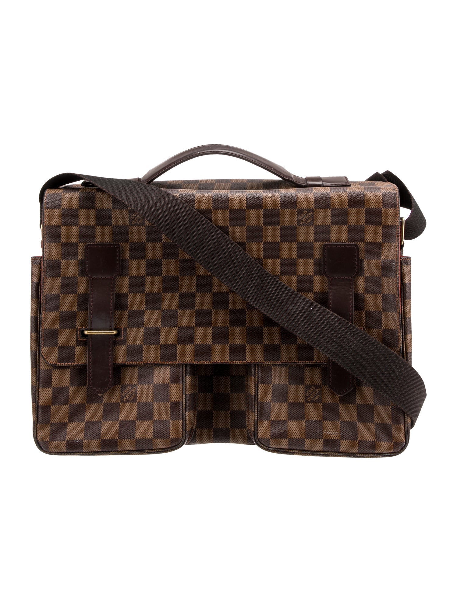 Louis Vuitton Damier Ebene Messenger Bag - Brown Messenger Bags, Bags ...