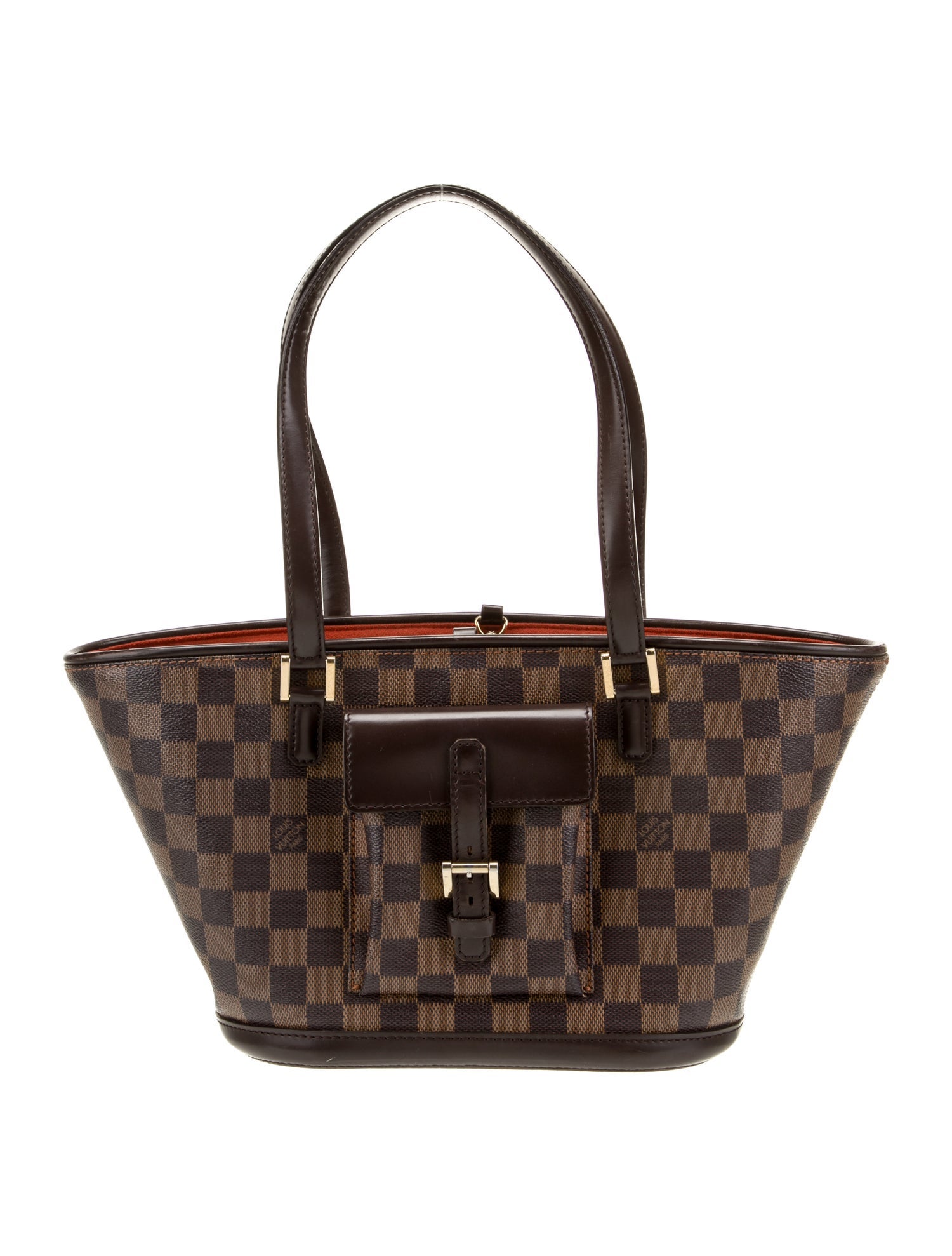 Louis Vuitton Damier Ebene Manosque PM Vintage - Brown Totes, Handbags ...