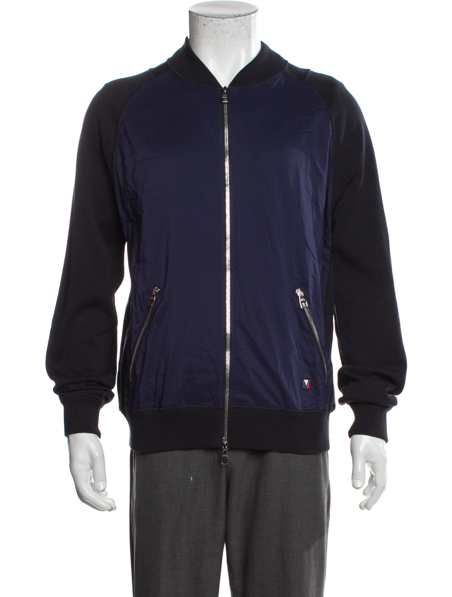 Louis Vuitton 2013 LV Monogram Bomber Jacket - Blue Outerwear, Clothing ...