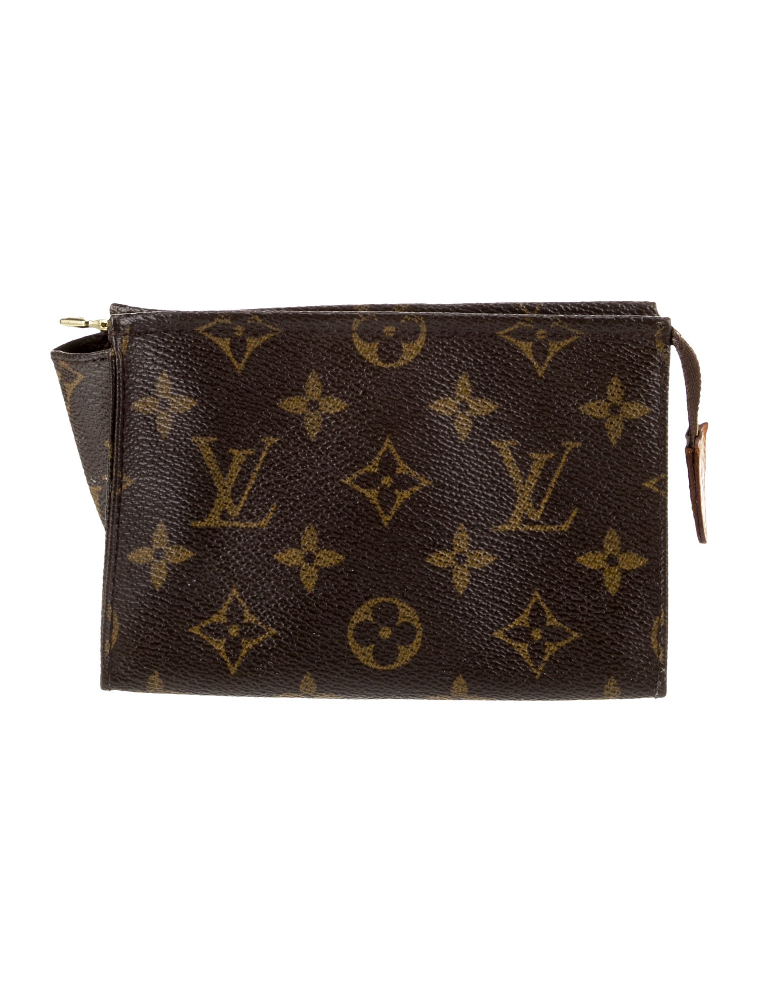 Louis Vuitton LV Monogram Portfolio 15 Vintage - Brown Cosmetic Bags ...