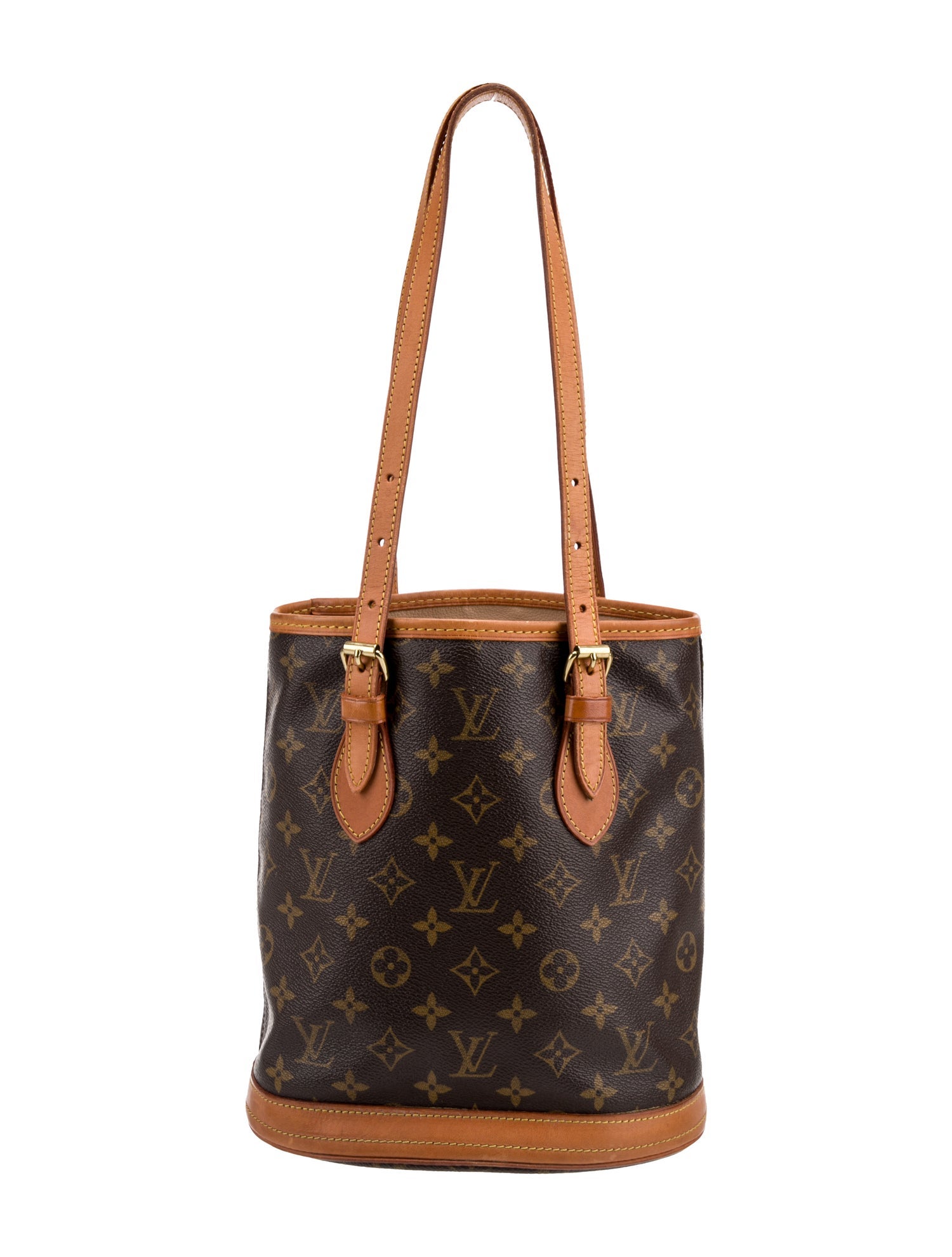 Louis Vuitton LV Monogram Petit Bucket Petit - Brown Bucket Bags ...