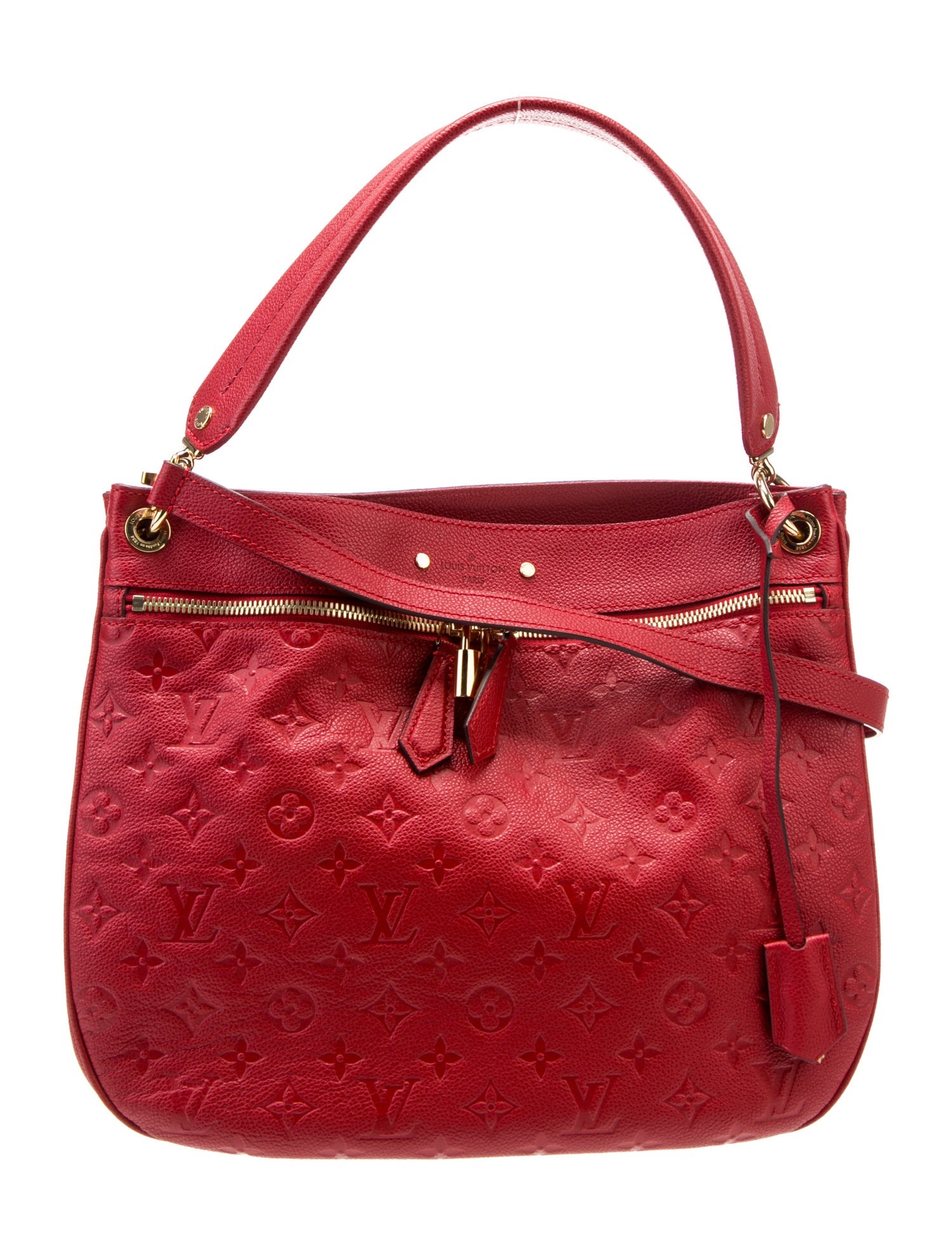 Louis Vuitton LV Monogram Spontini - Red Shoulder Bags, Handbags ...