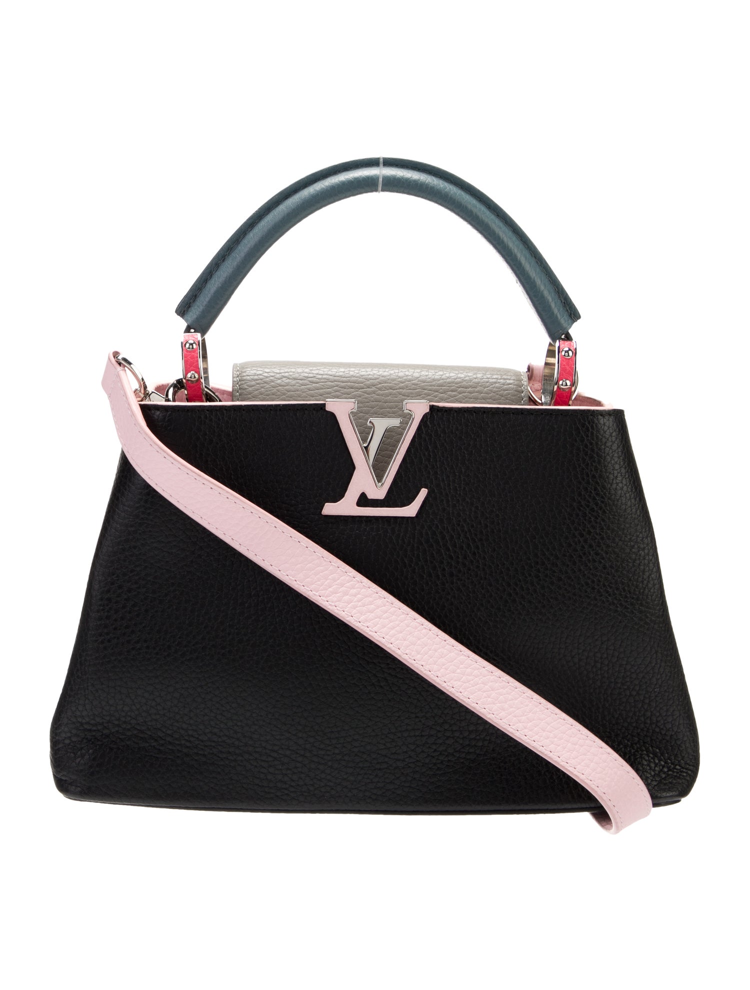 Louis Vuitton LV Monogram Capucines BB - Black Handle Bags, Handbags ...