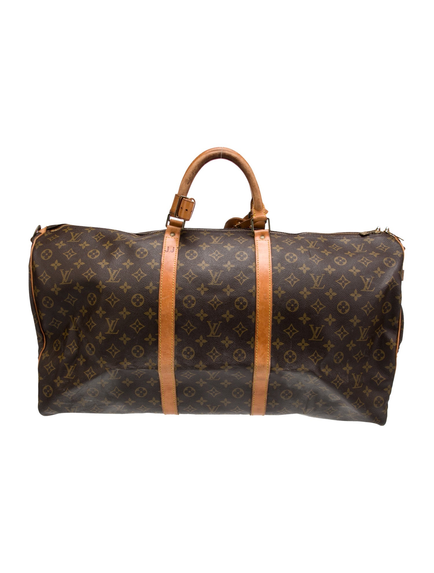 Louis Vuitton LV Monogram Keepall Bandouliere 60 Vintage - Brown Luggage and Travel, Handbags ...