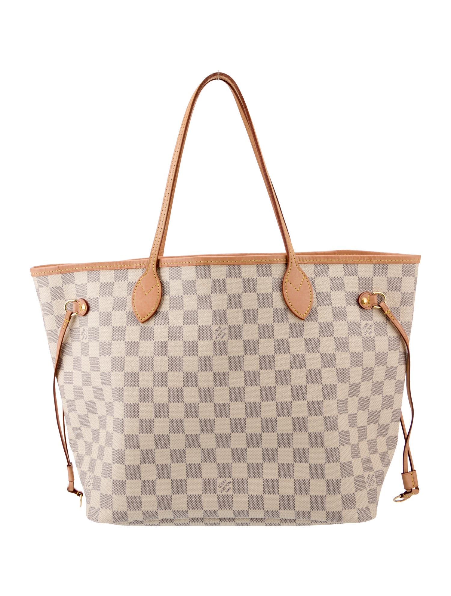 Louis Vuitton Damier Azur Neverfull w/Pouch MM - Neutrals Totes ...