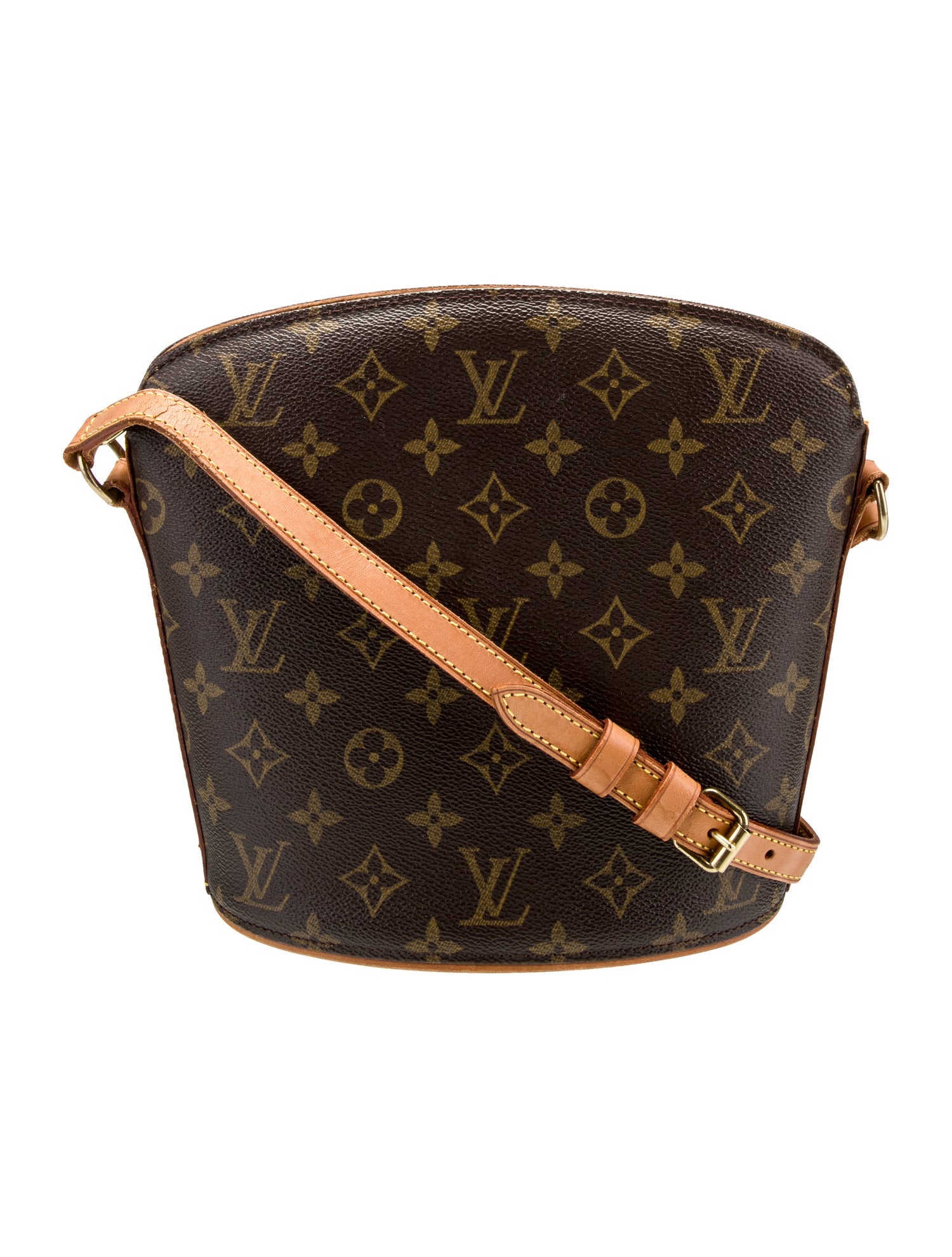 Louis Vuitton LV Monogram Drouot - Brown Crossbody Bags, Handbags ...