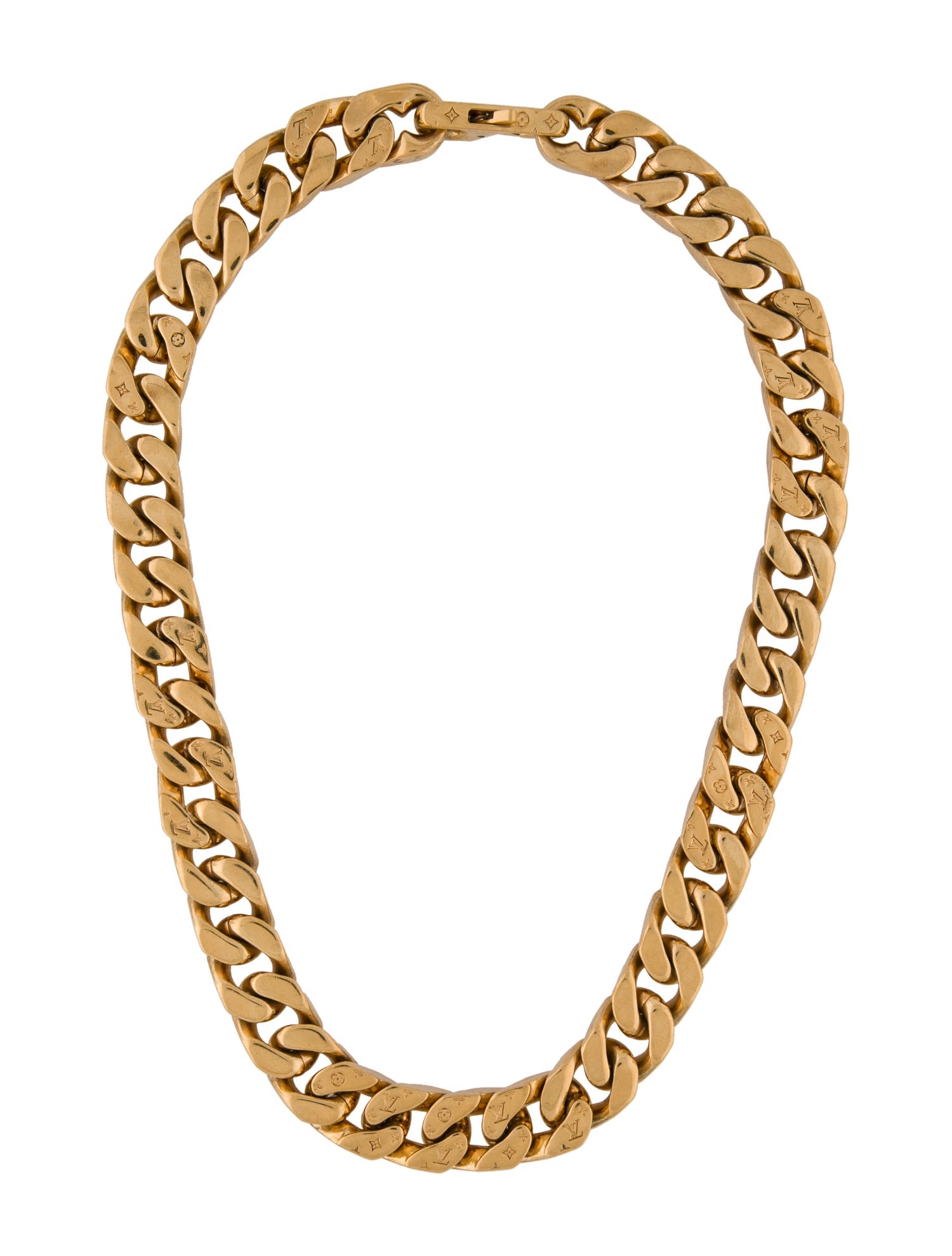 Louis Vuitton Chain Link Necklace - Brass Chain, Necklaces - LOU1028096 ...