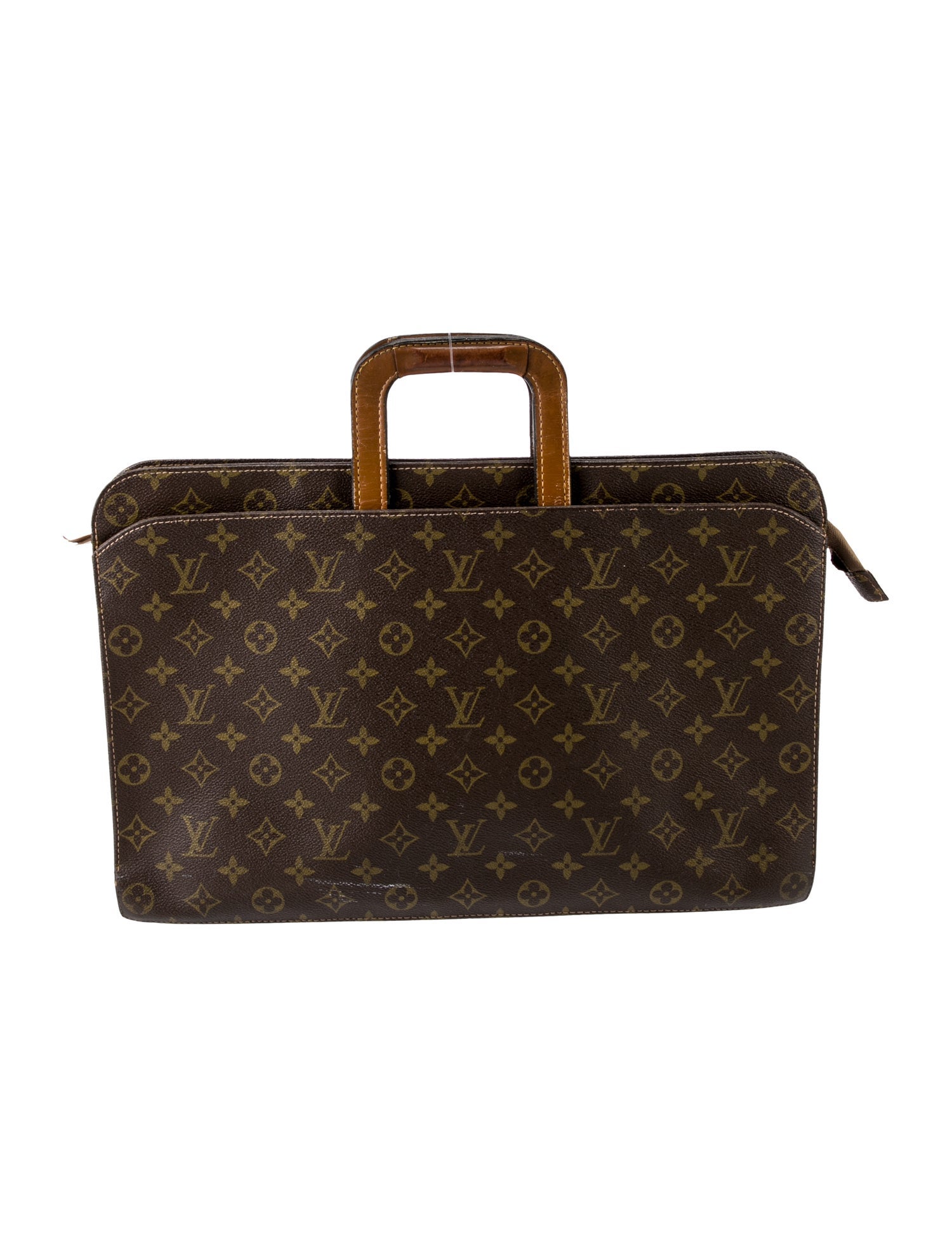Louis Vuitton LV Monogram Briefcase Vintage - Brown Briefcases, Bags ...