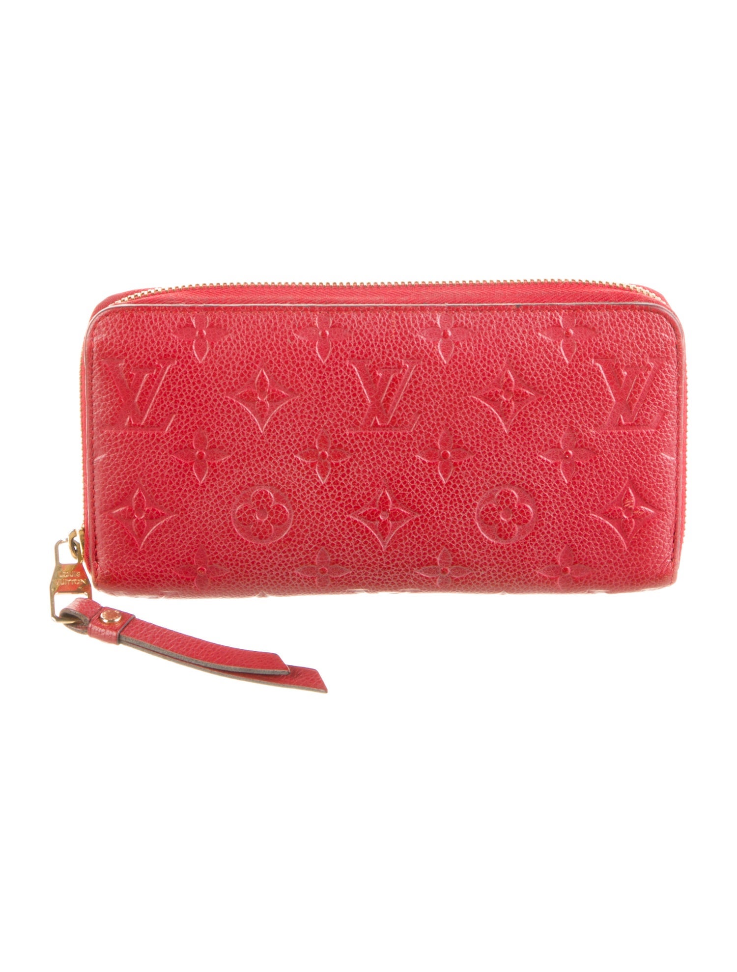 Louis Vuitton 2014 LV Monogram Zippy Wallet - Red Wallets, Accessories ...