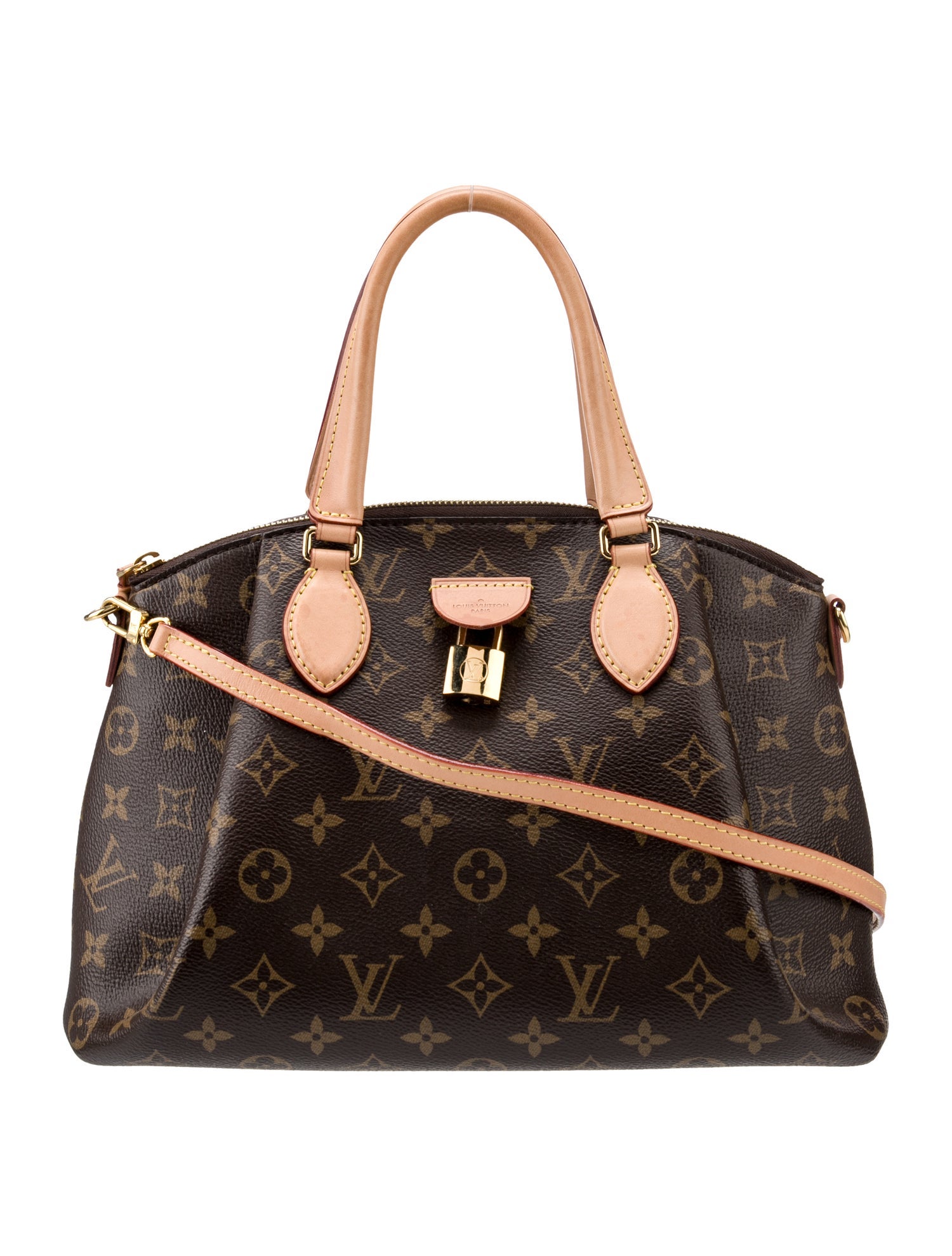 Louis Vuitton LV Monogram Rivoli PM - Brown Handle Bags, Handbags ...