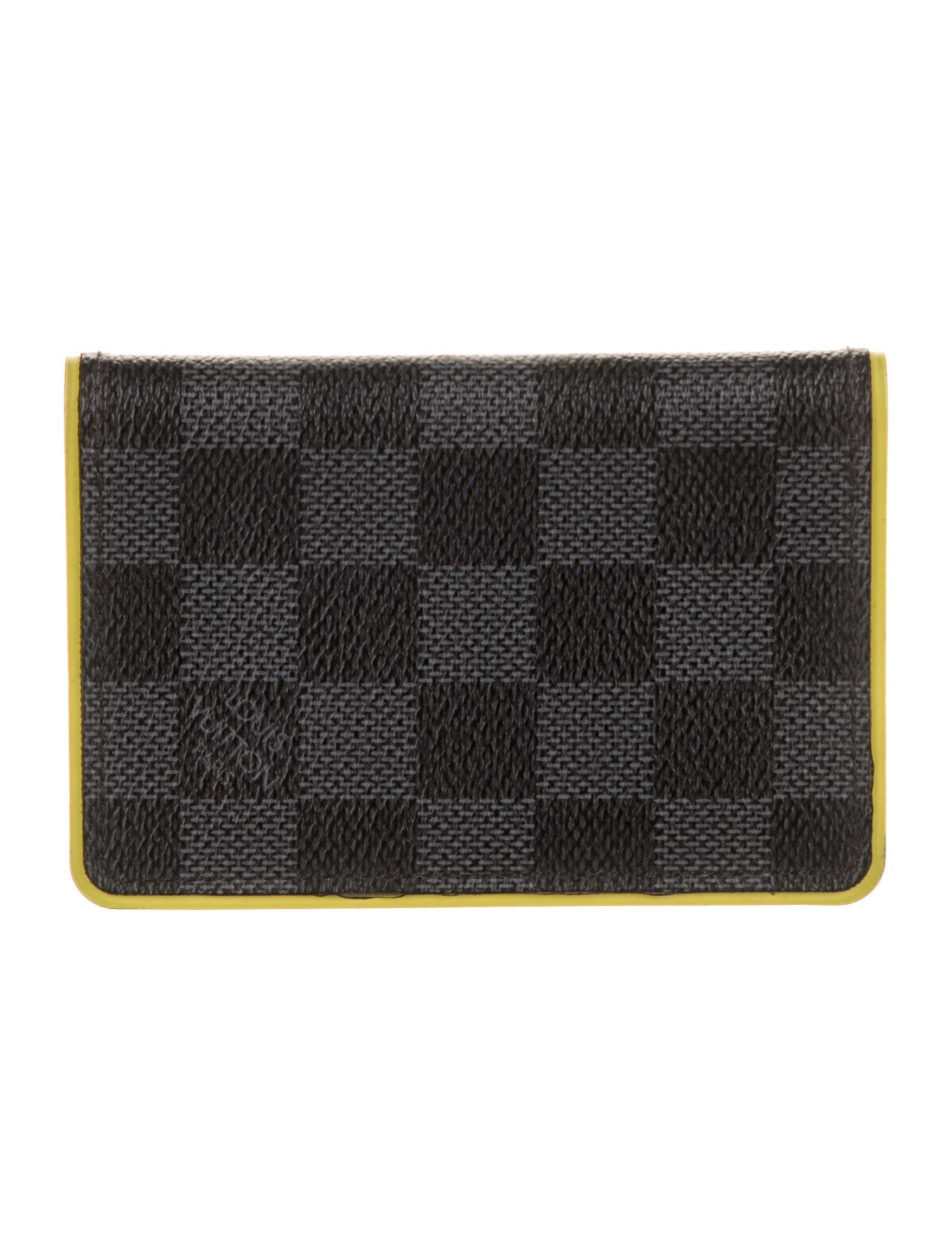 Louis Vuitton 2014 Damier Graphite Pattern Pocket Organizer - Black ...