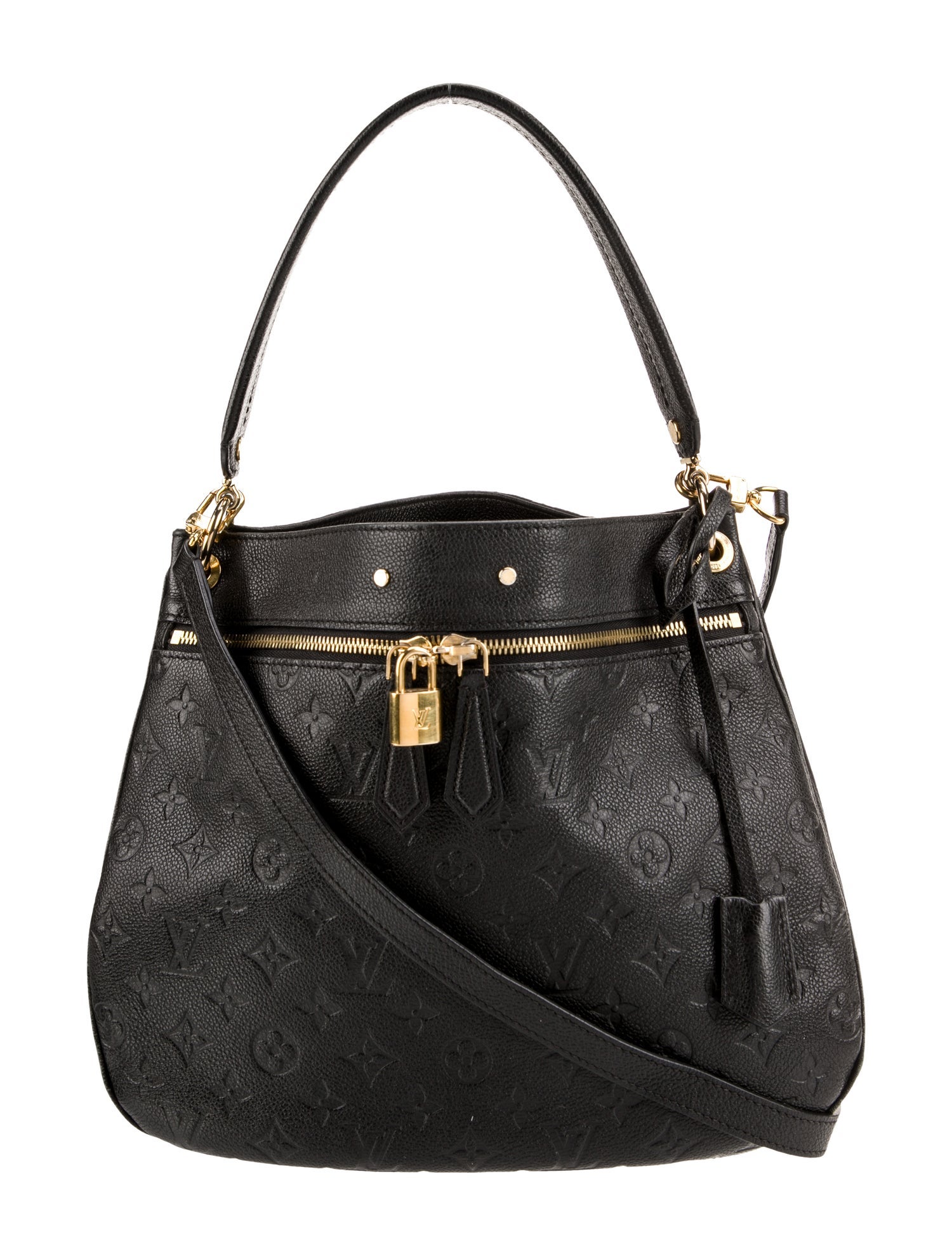 Louis Vuitton LV Monogram Spontini - Black Hobos, Handbags - LOU1034199 ...