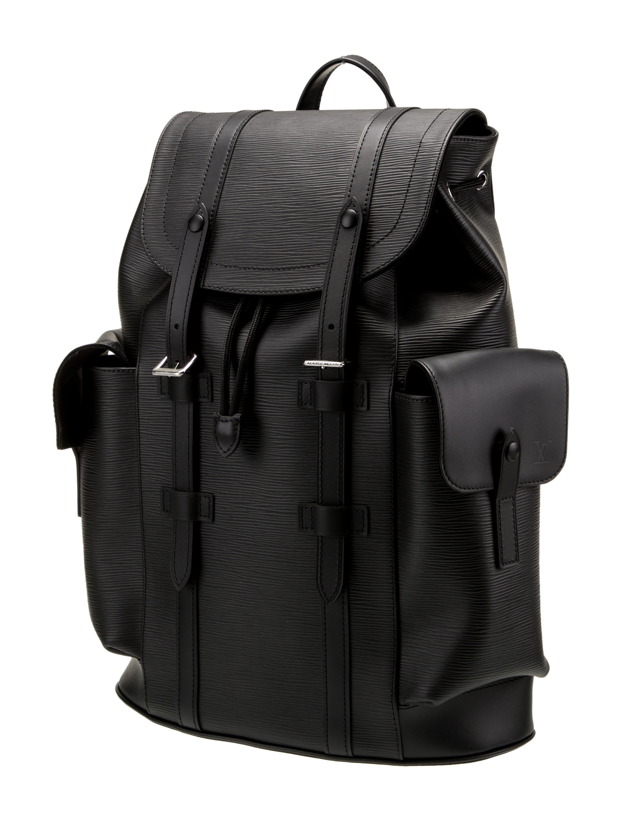 Louis Vuitton Epi Leather Christopher PM - Black Backpacks, Bags ...