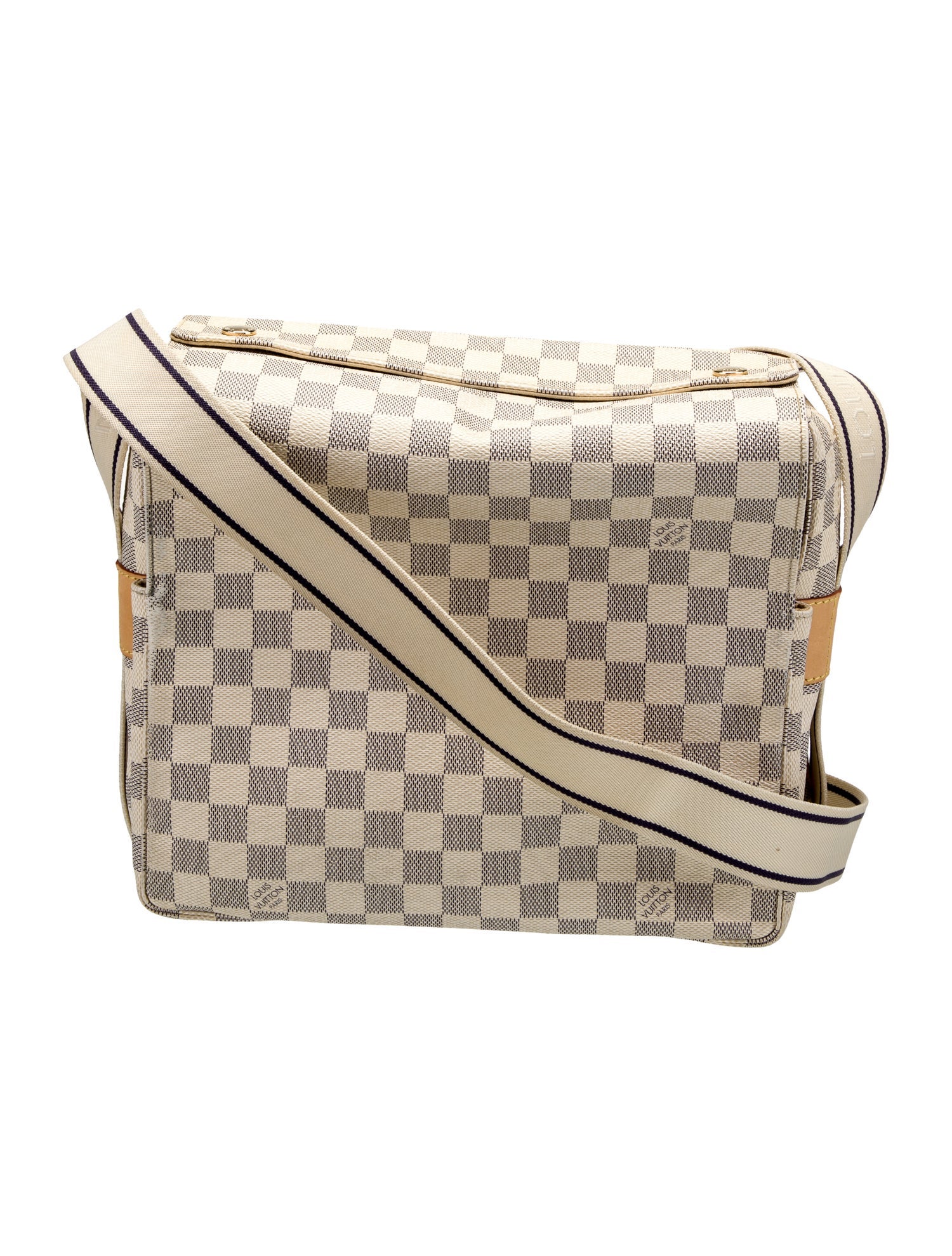 Louis Vuitton Damier Azur Naviglio - Neutrals Crossbody Bags, Handbags ...