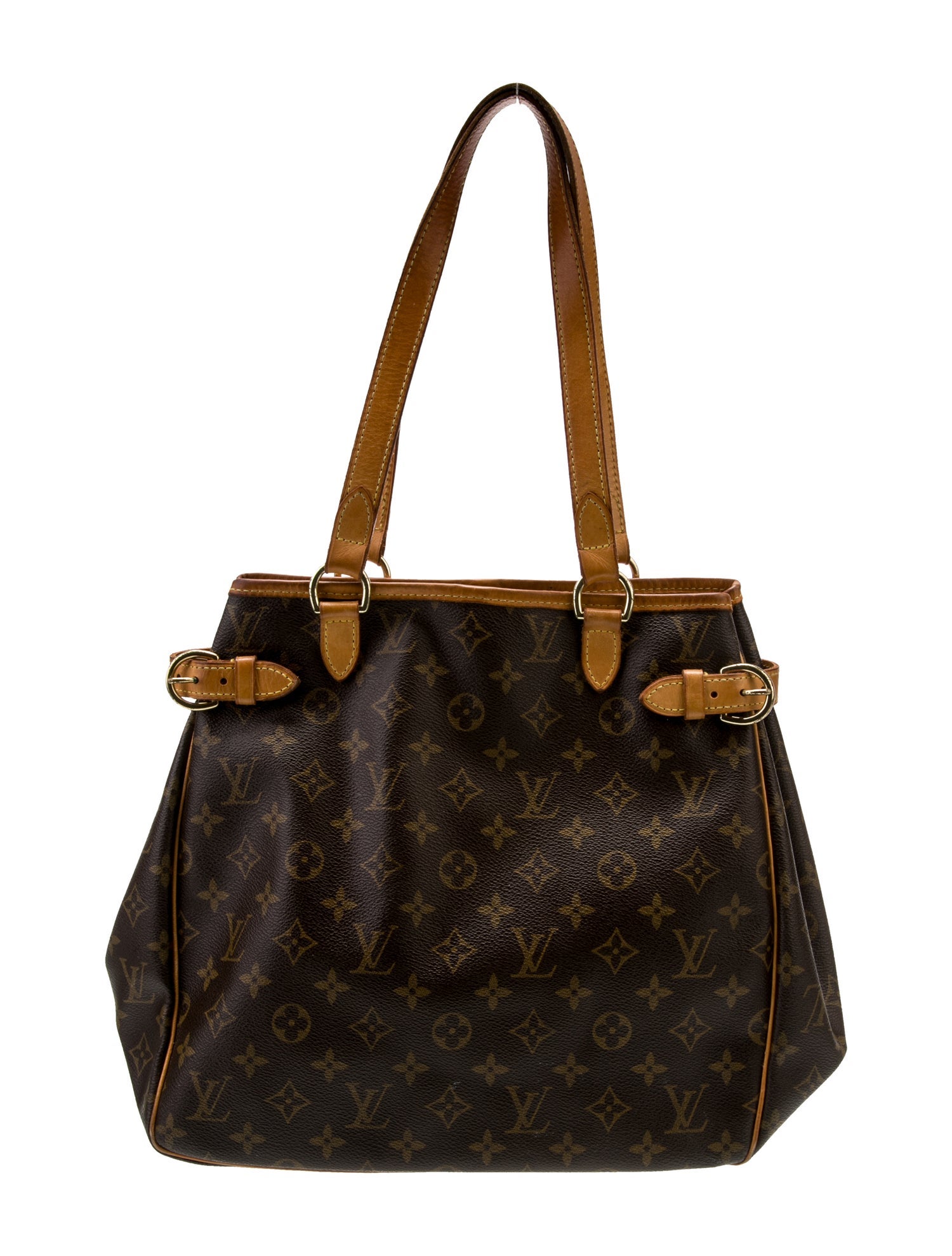 Louis Vuitton Coated Canvas Batignolles Vertical - Brown Shoulder Bags ...