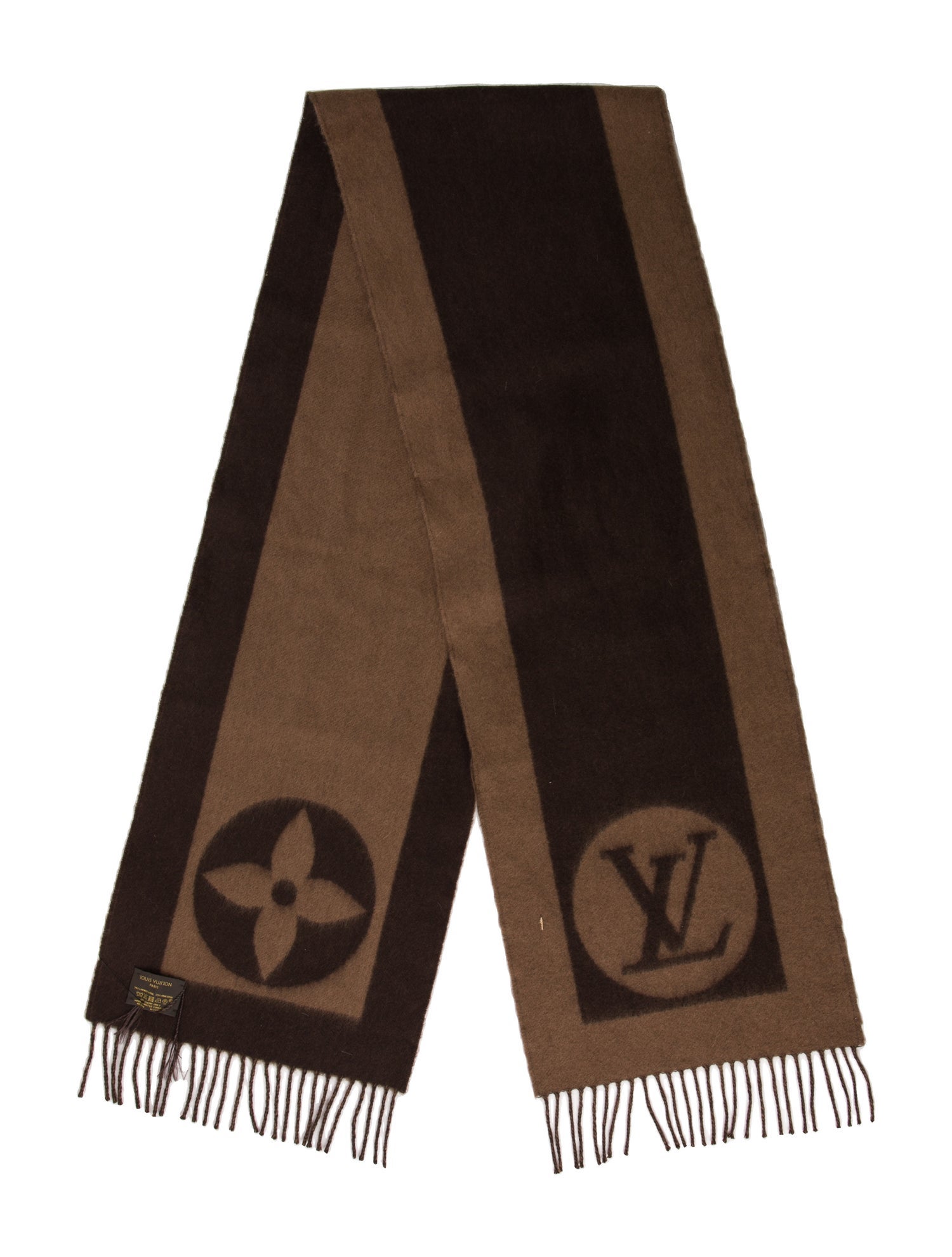 Louis Vuitton Cardiff Lambswool Scarf - Brown Scarves and Shawls ...
