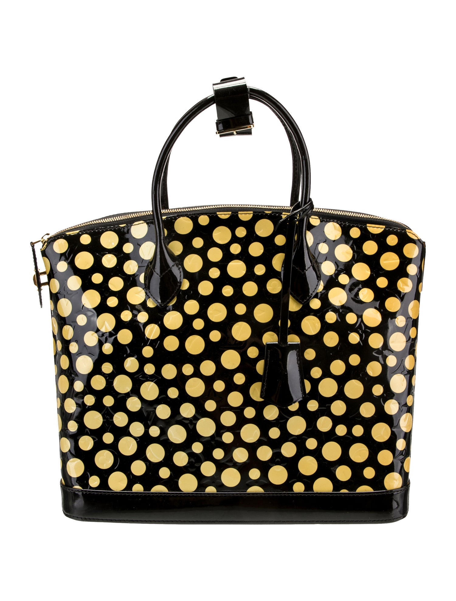 Louis Vuitton Monogram Dots Infinity Lockit MM - Black Totes, Handbags ...