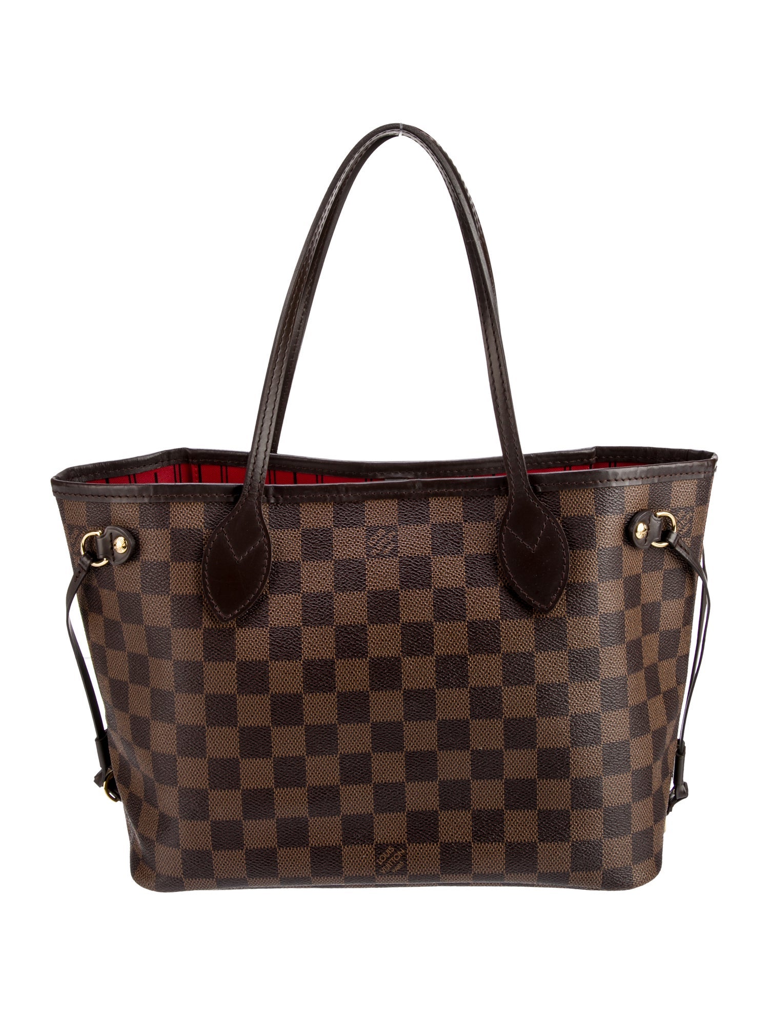 Louis Vuitton Damier Ebene Neverfull PM - Brown Totes, Handbags ...