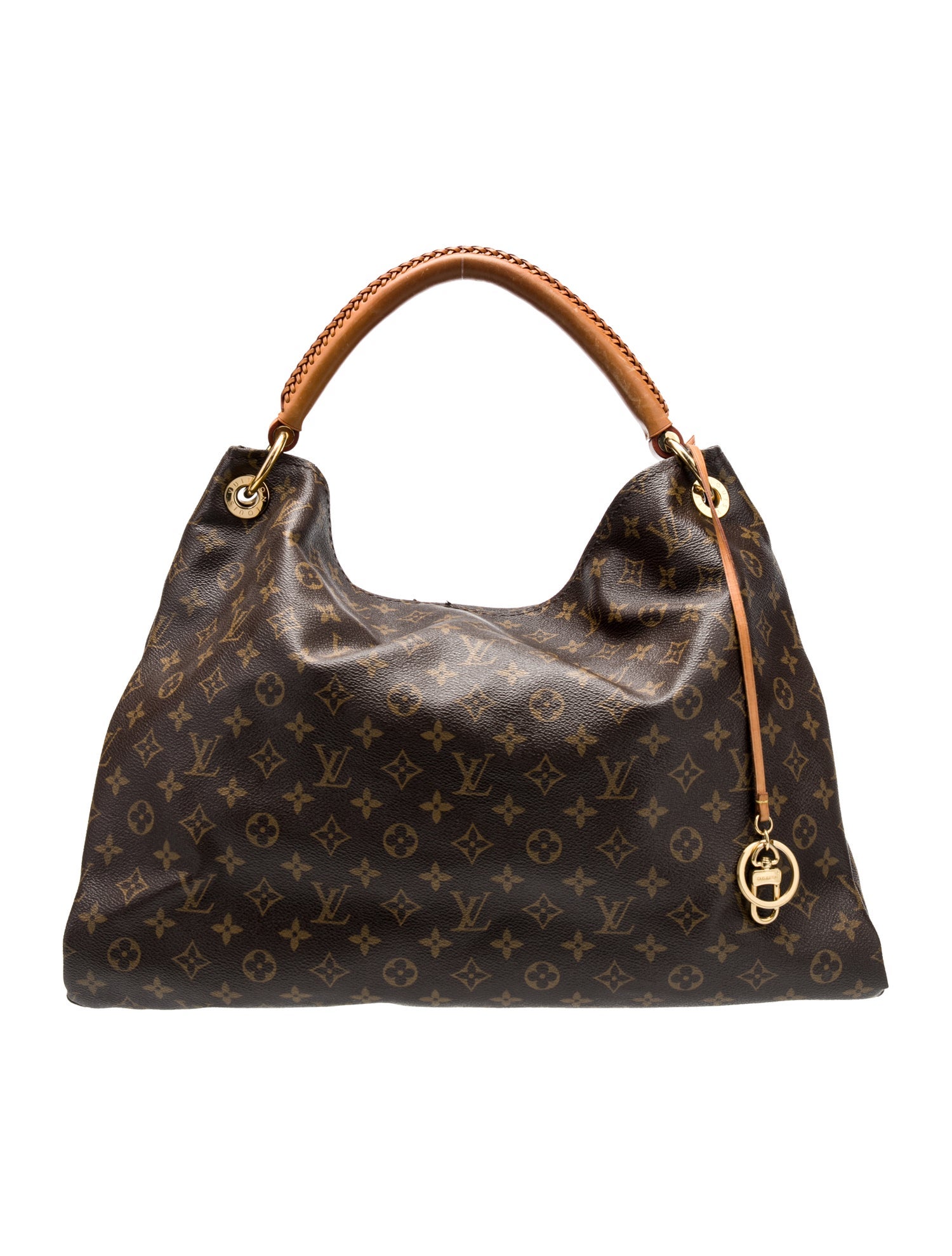 Louis Vuitton Coated Canvas Artsy MM - Brown Handle Bags, Handbags ...