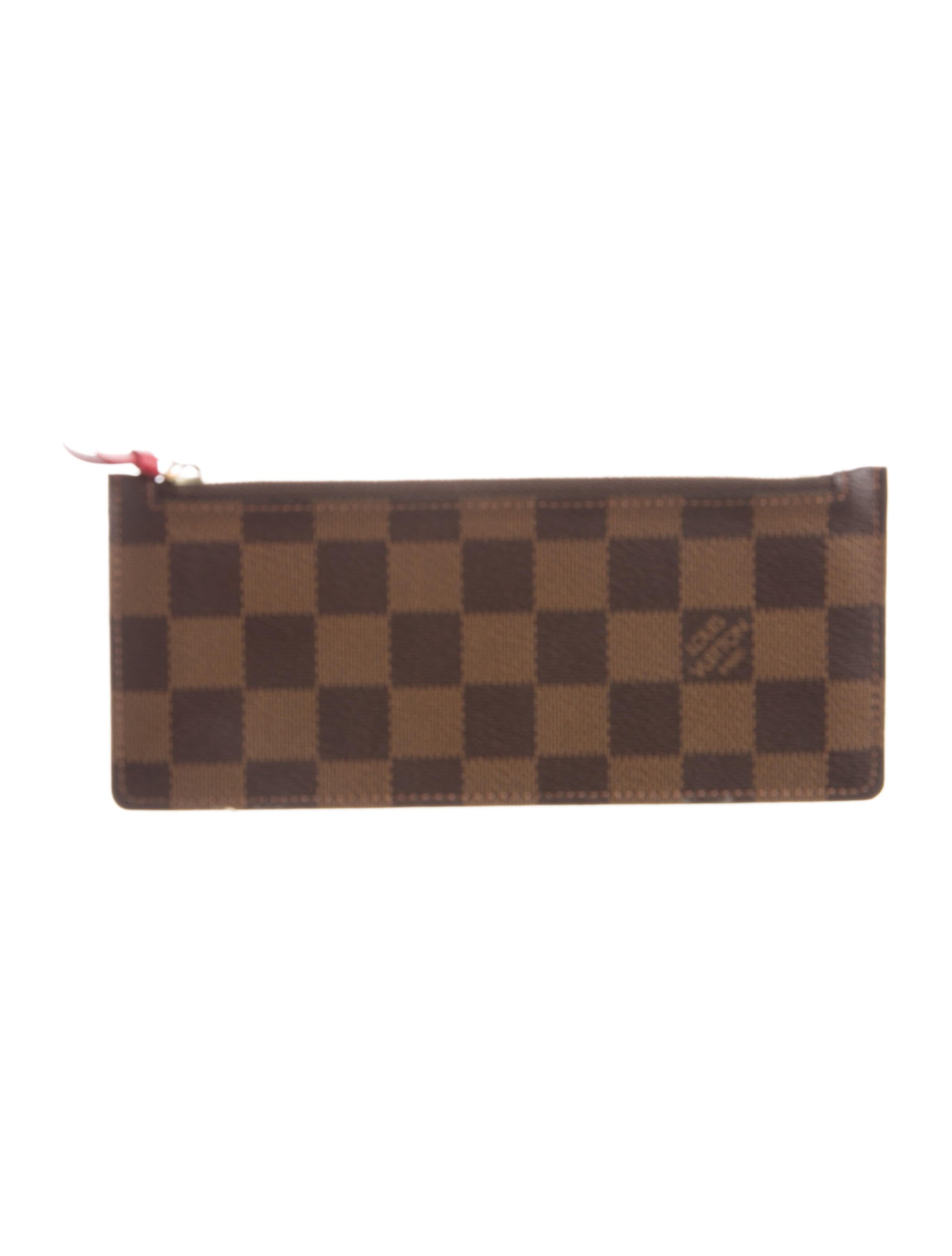 Louis Vuitton 2016 Damier Ebene Pattern Pouch - Brown Wallets ...