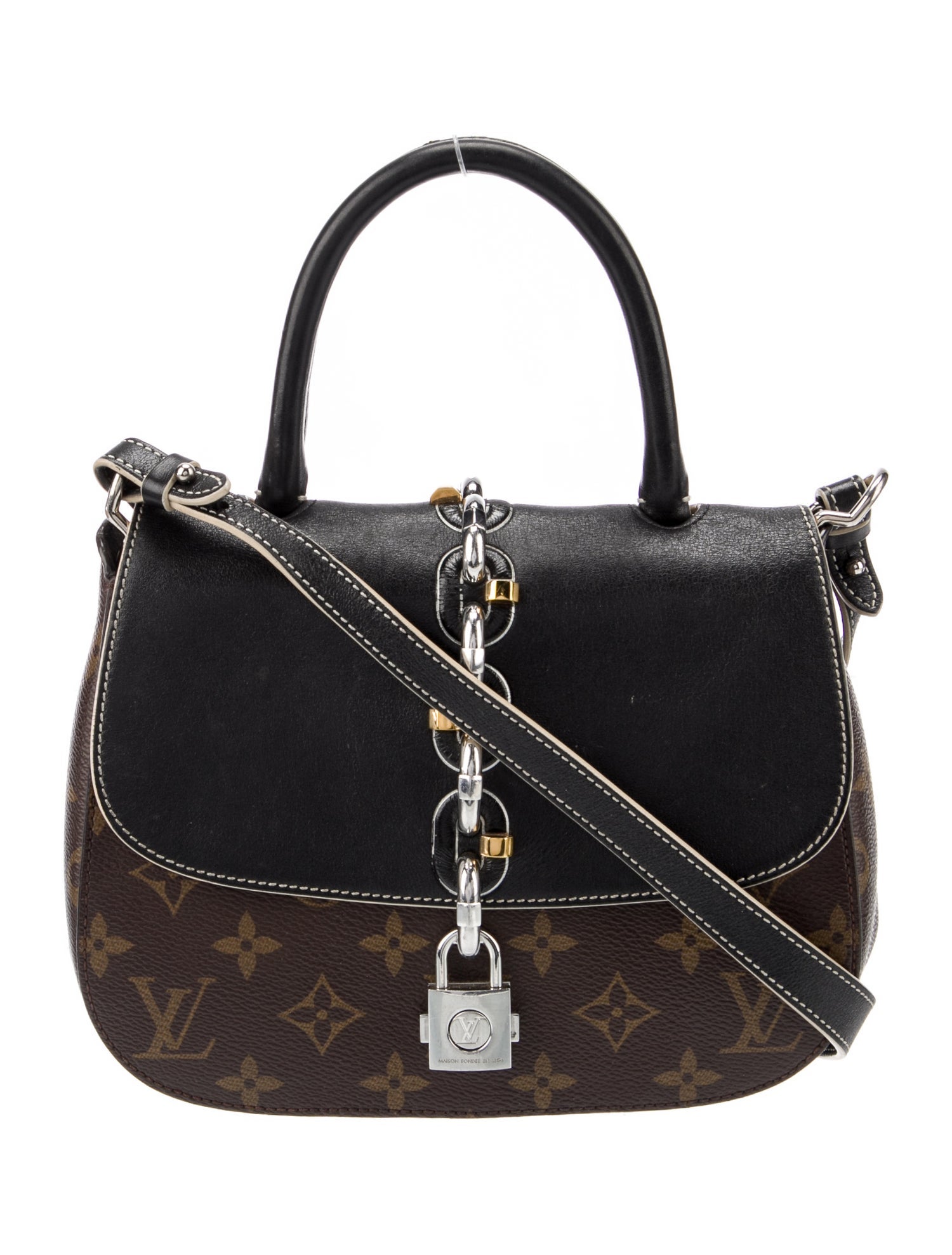Louis Vuitton LV Monogram Chain It - Brown Handle Bags, Handbags ...