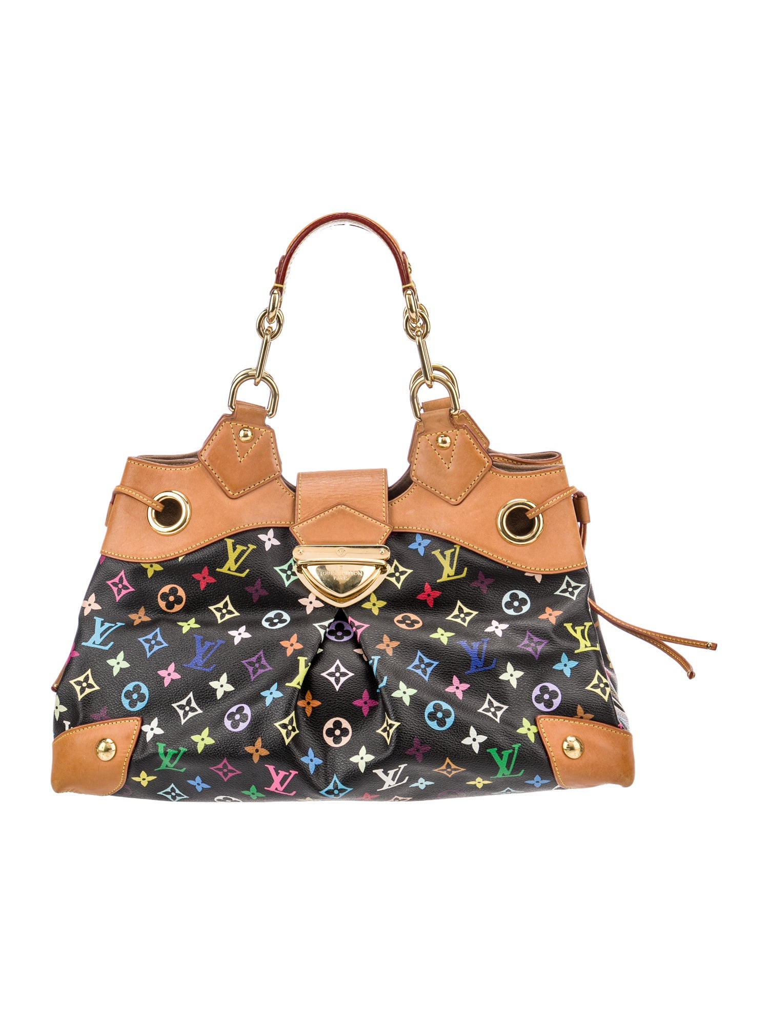 Louis Vuitton Multicolore Monogram Ursula - Black Handle Bags, Handbags ...