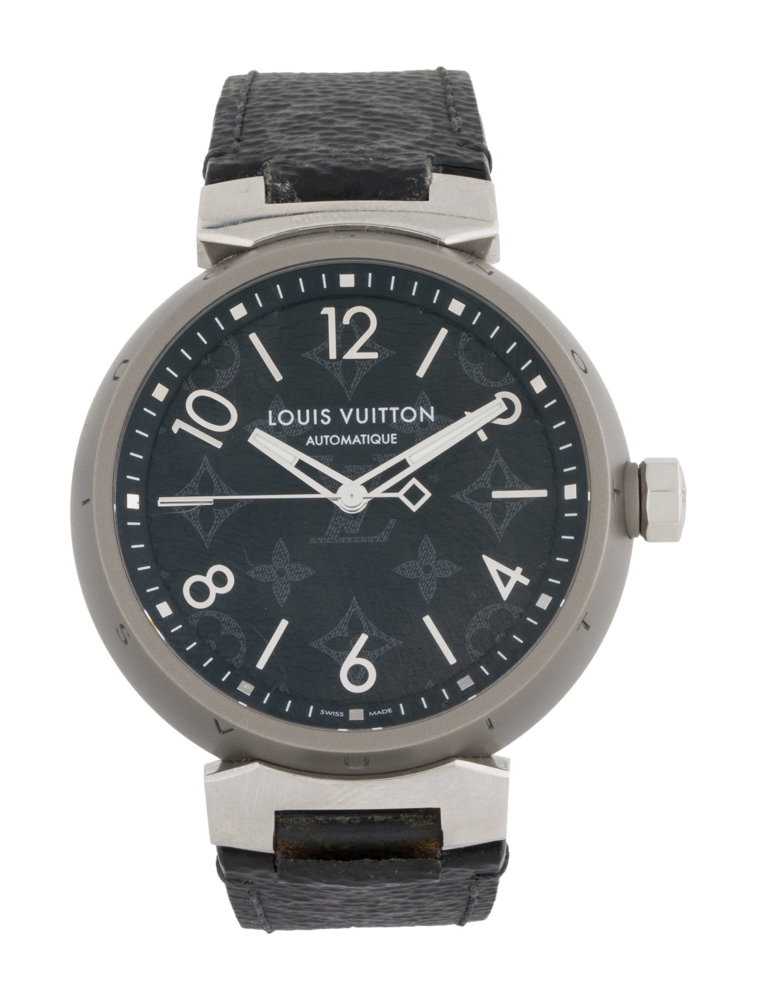 Louis Vuitton Tambour Monogram Eclipse Watch - QA140 | The RealReal