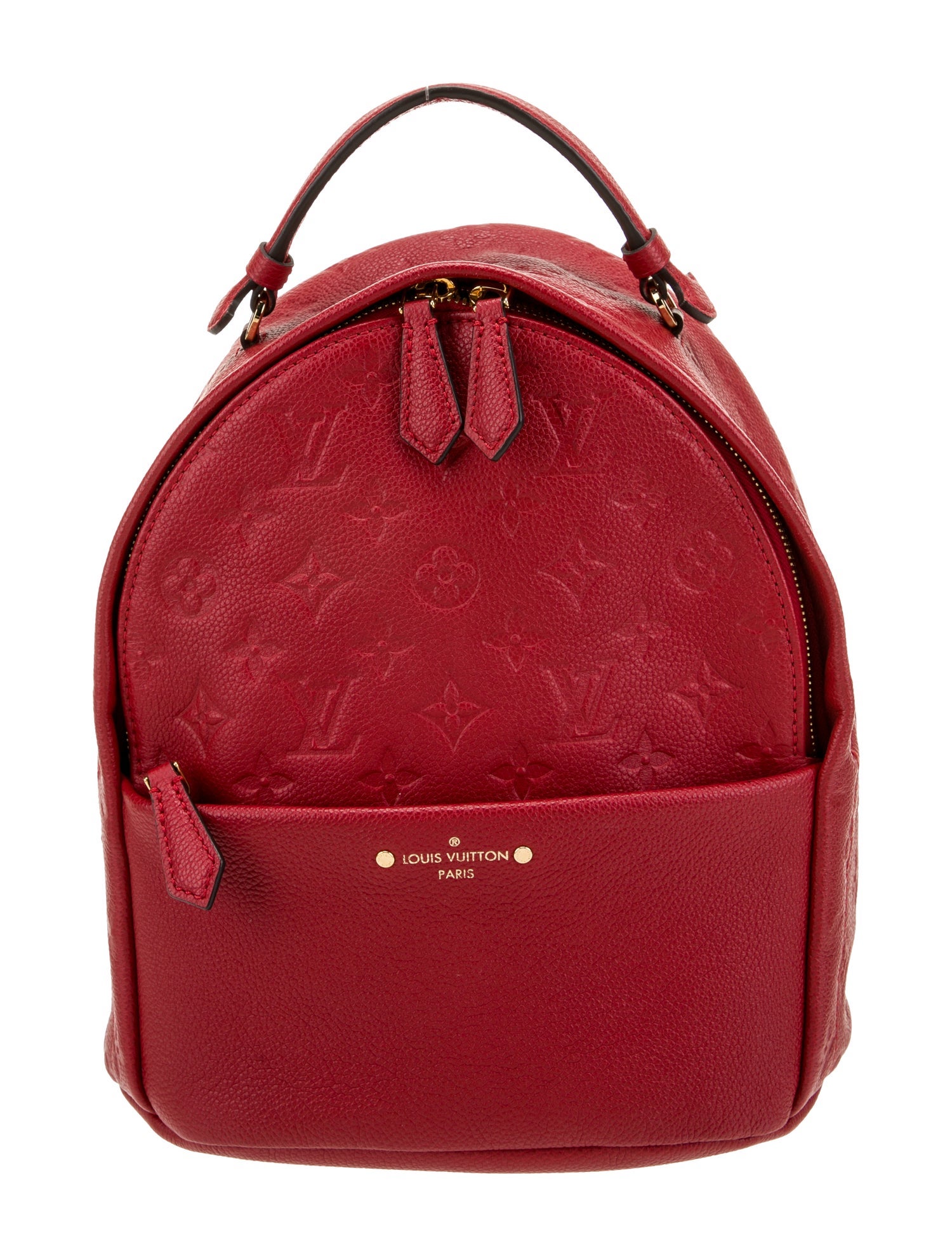 Louis Vuitton LV Monogram Backpack - Red Backpacks, Handbags ...