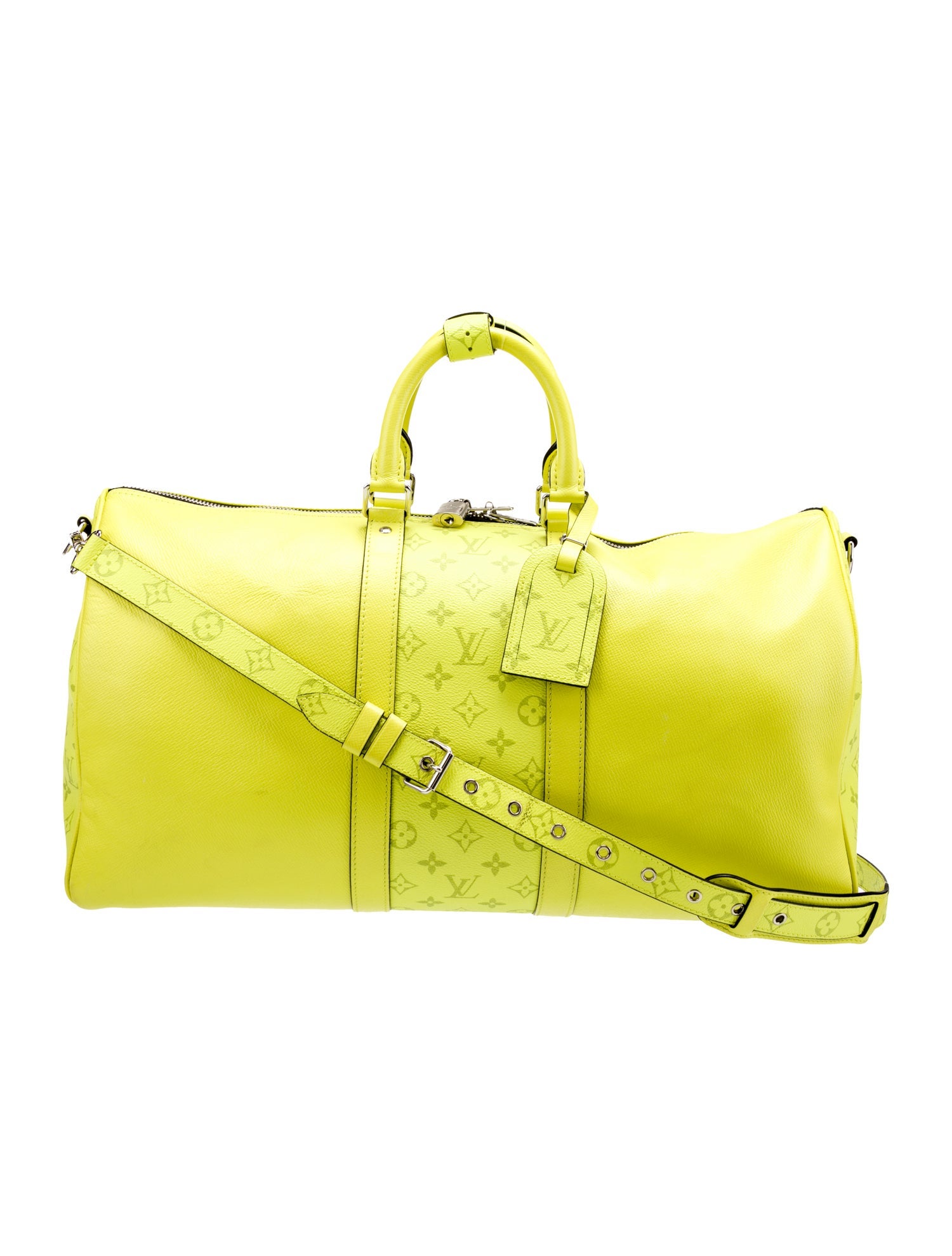 Louis Vuitton LV Monogram Weekender Bag 50 - Yellow Weekenders, Bags ...