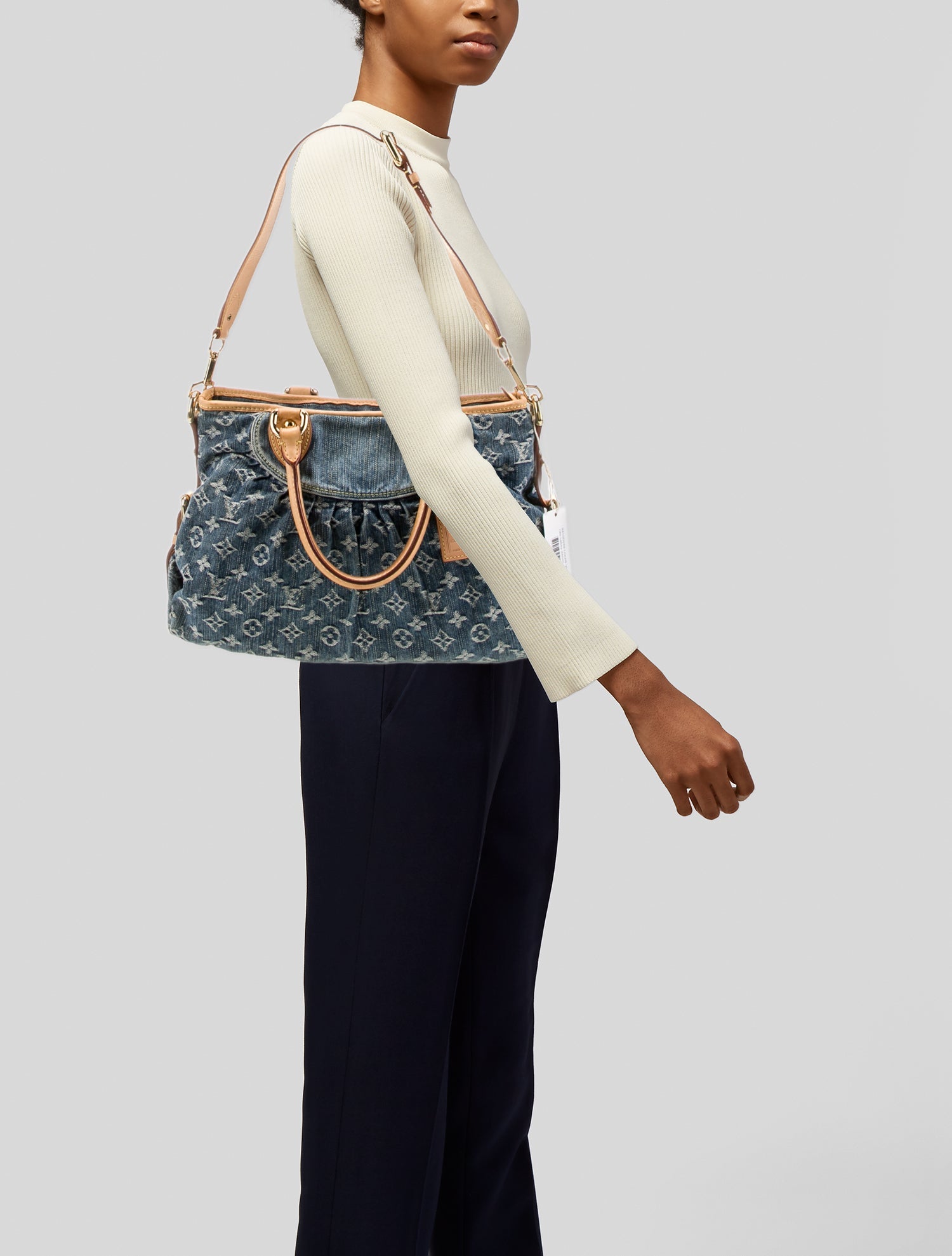 Louis Vuitton LV Monogram Neo Cabby MM Vintage - Blue Handle Bags ...